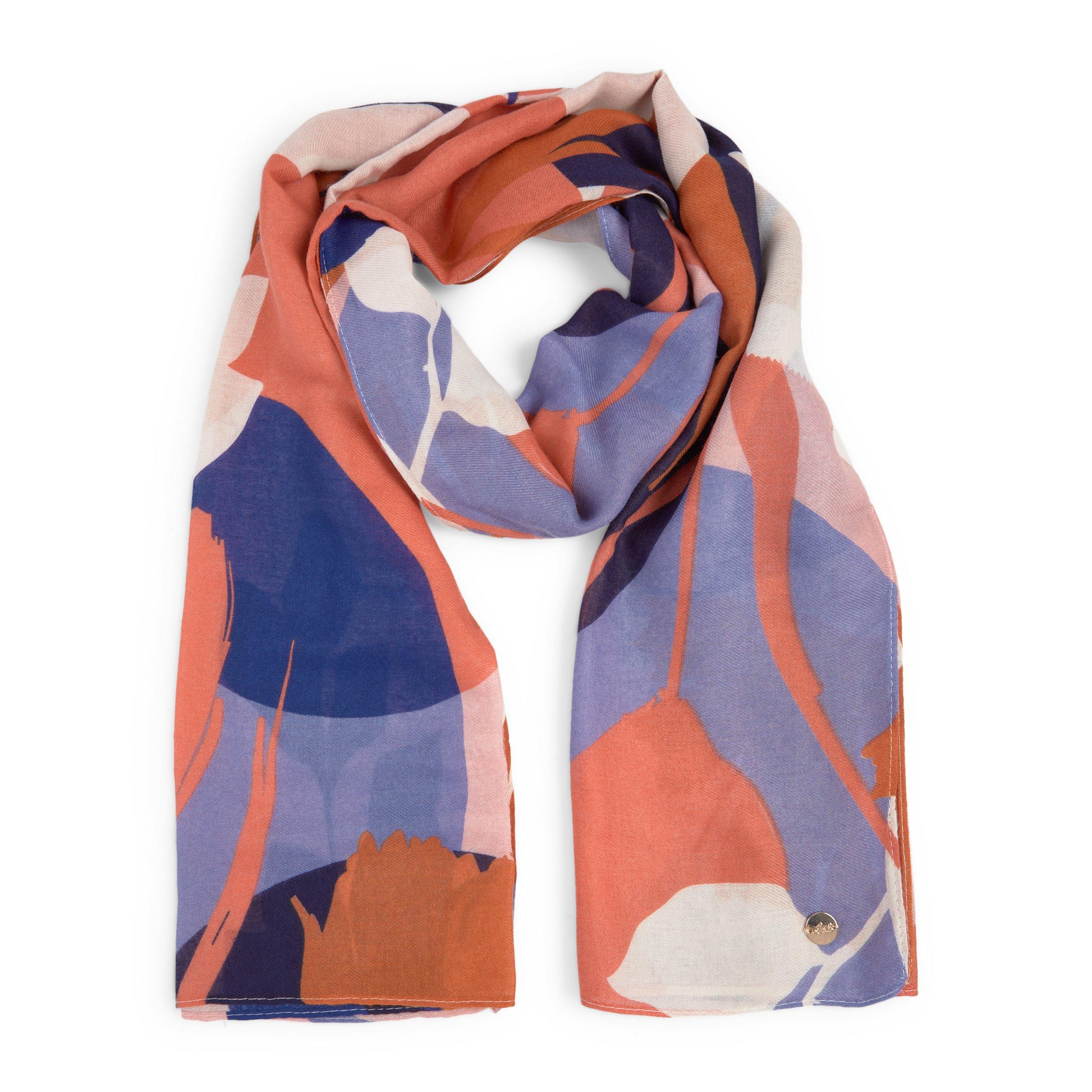 Leaf Print Scarf (3176965) | LTD Woman