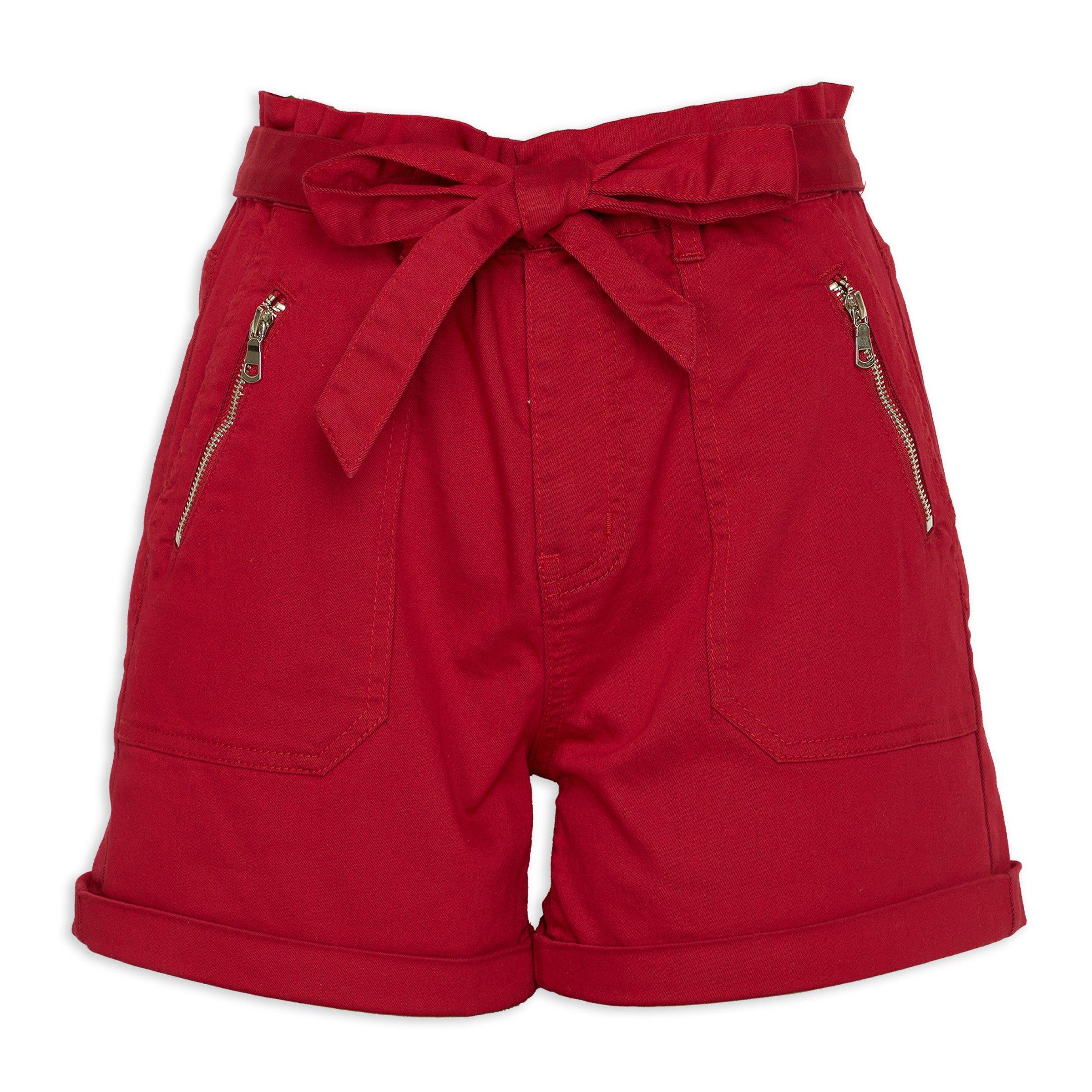 Red Belted Shorts (3177108) | OUTBACK RED