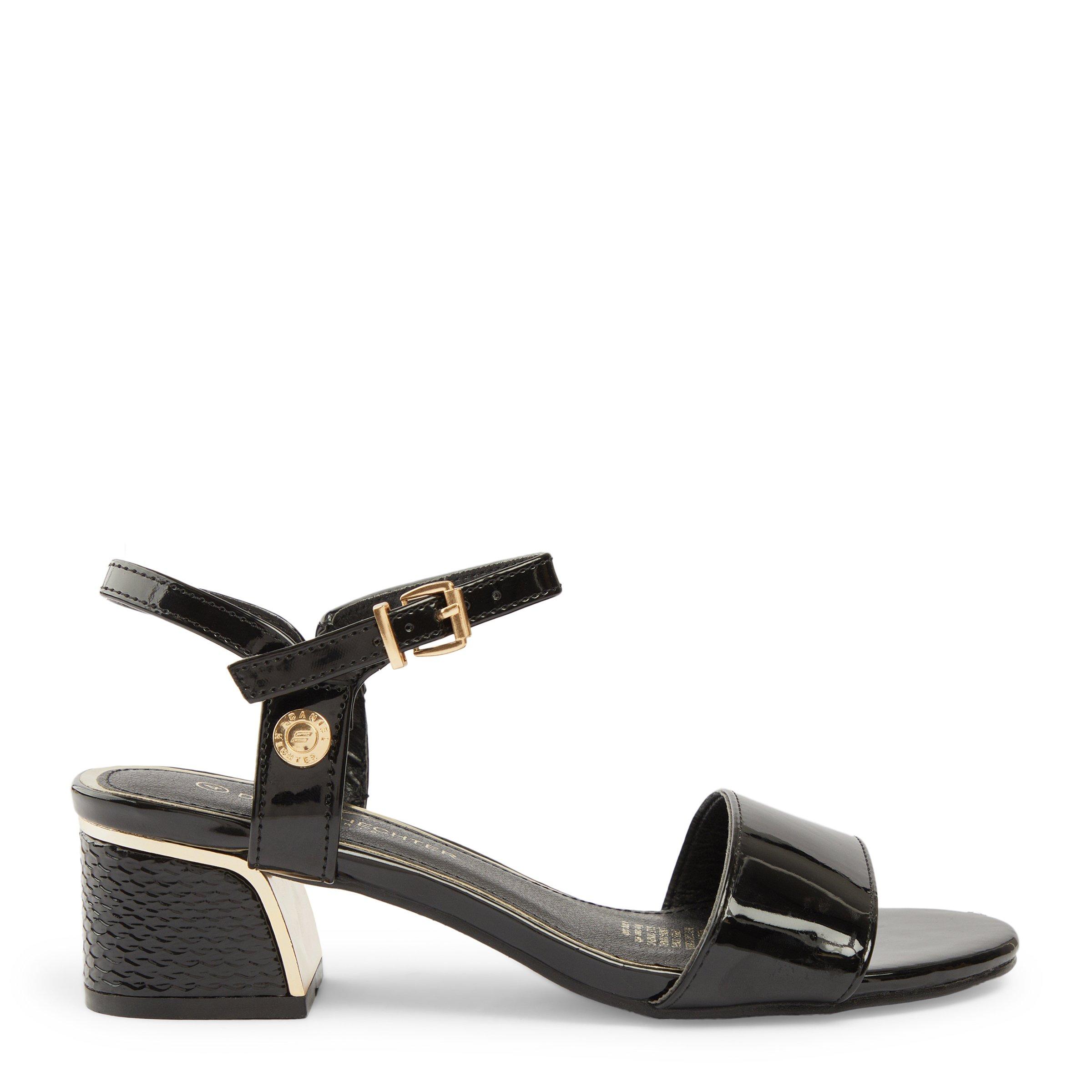 Black Block Heel Sandals (3177223) | Daniel Hechter