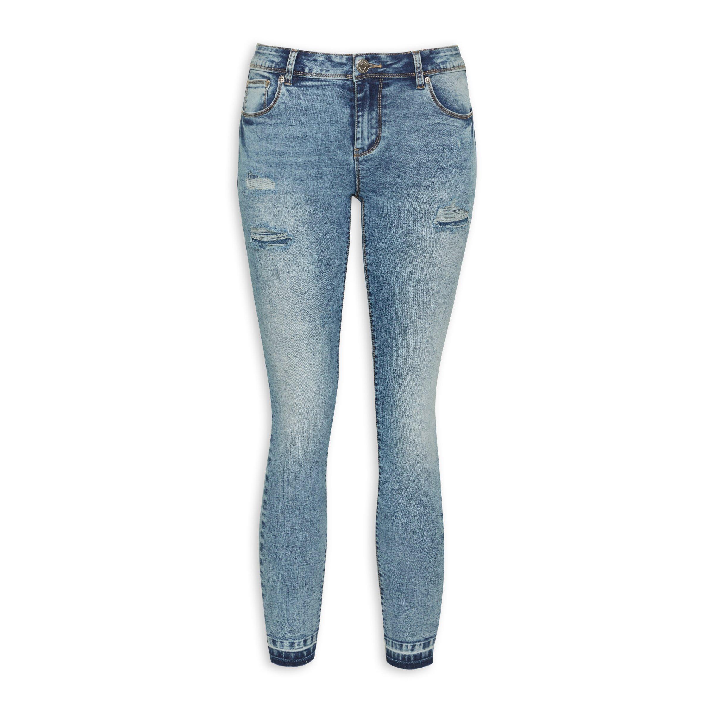 Light Blue Ripped Skinny Jeans (3177259) | Identity