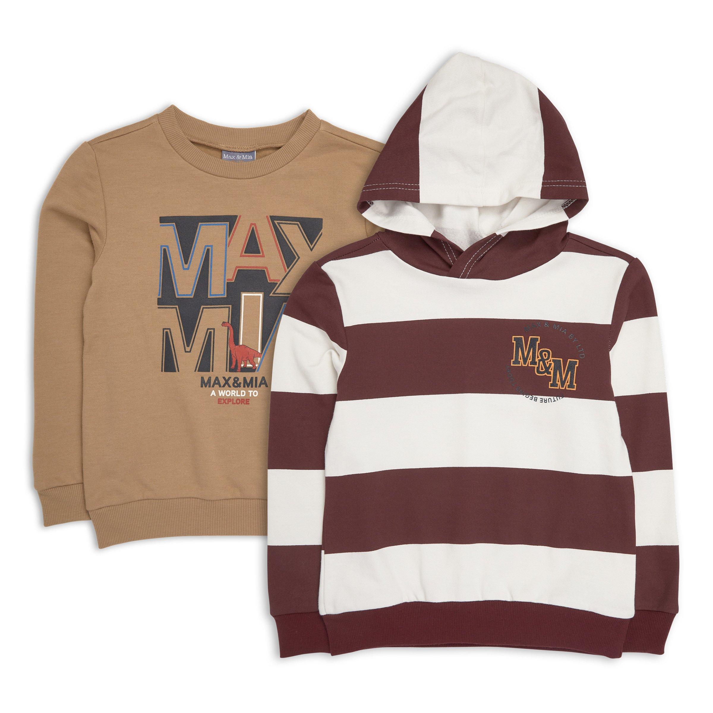 Kid Boys 2-pack Sweater & Hoodie (3177334) | Max & Mia