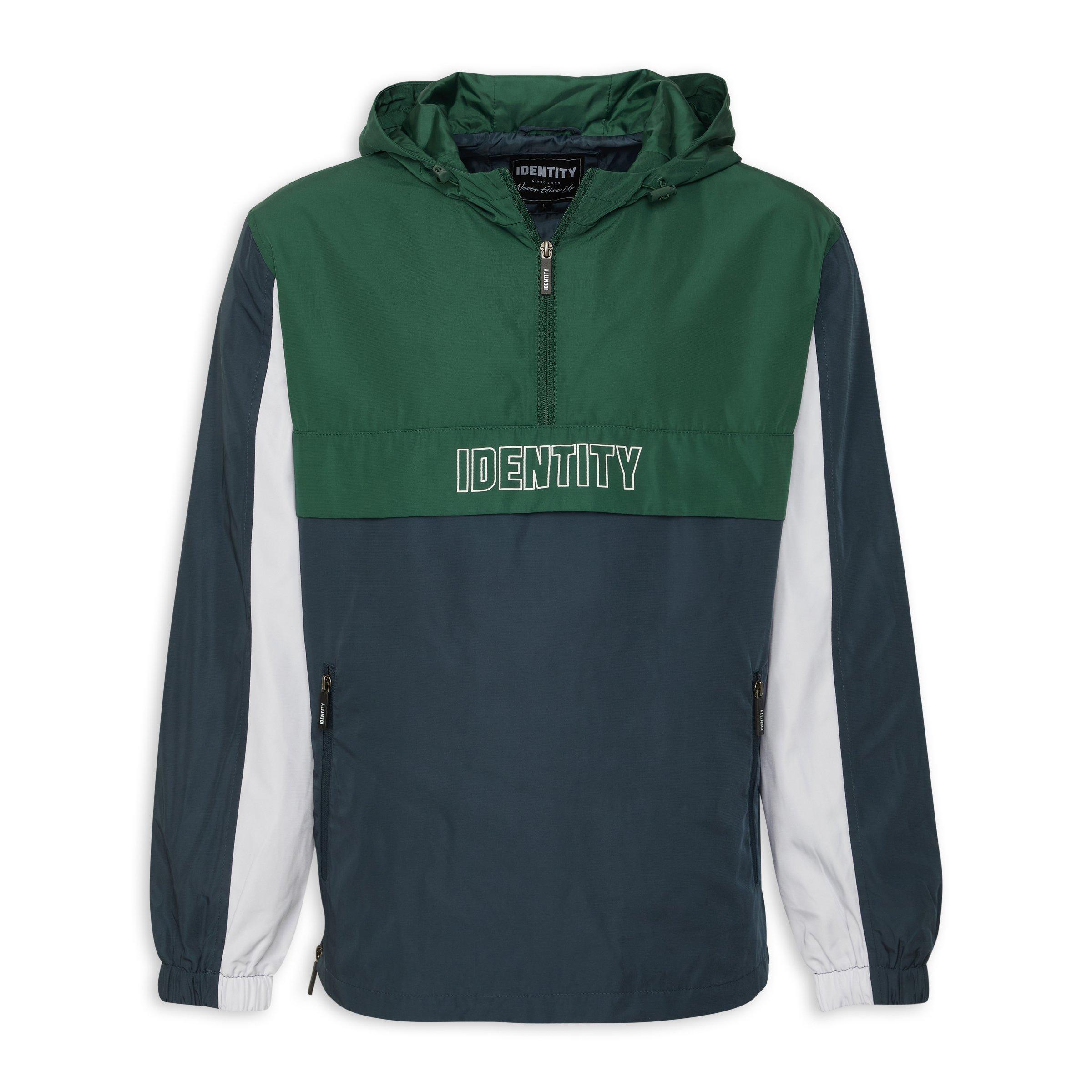 Green and Navy Cagoule Jacket (3177473) | Identity