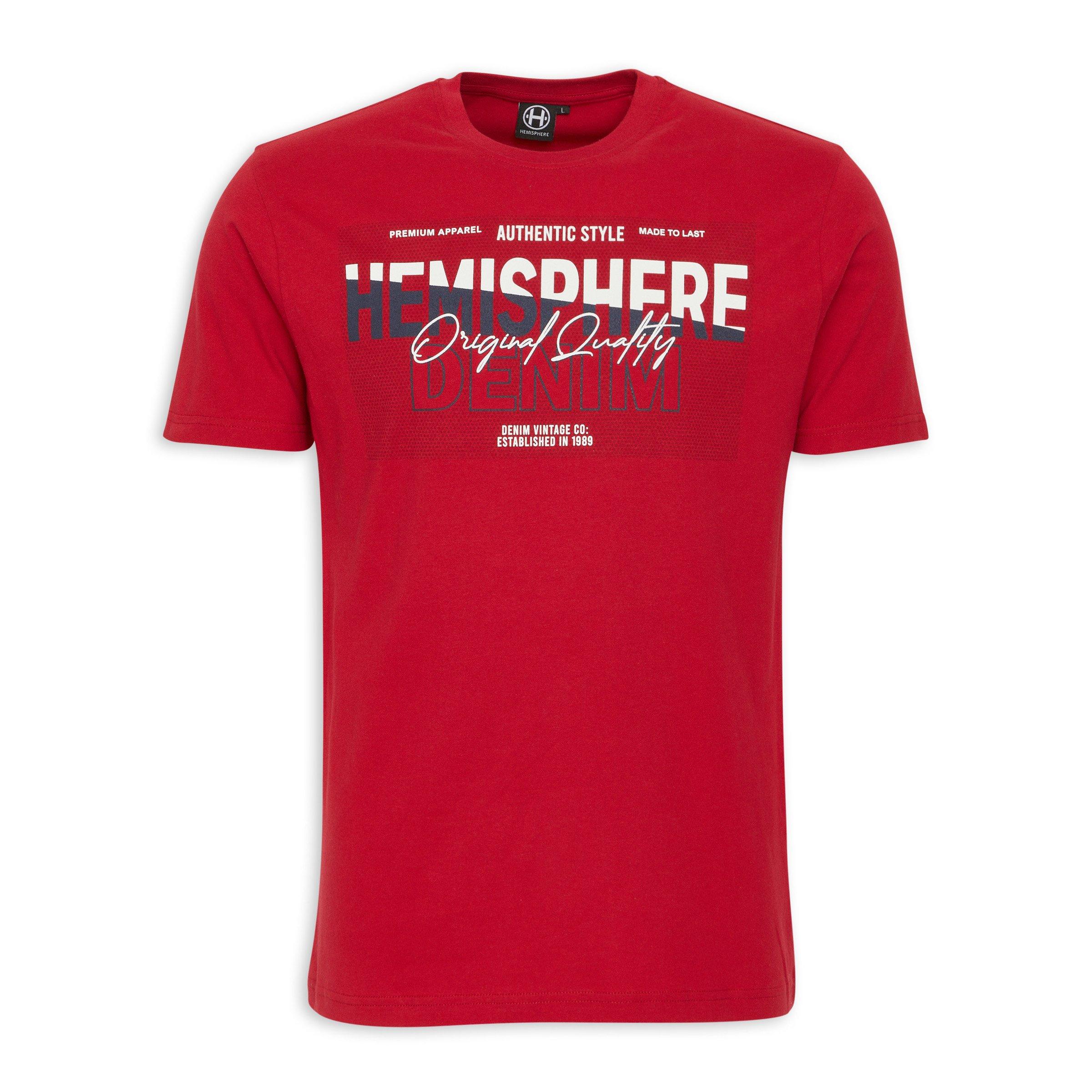 Red Branded T-shirt (3177503) | Hemisphere