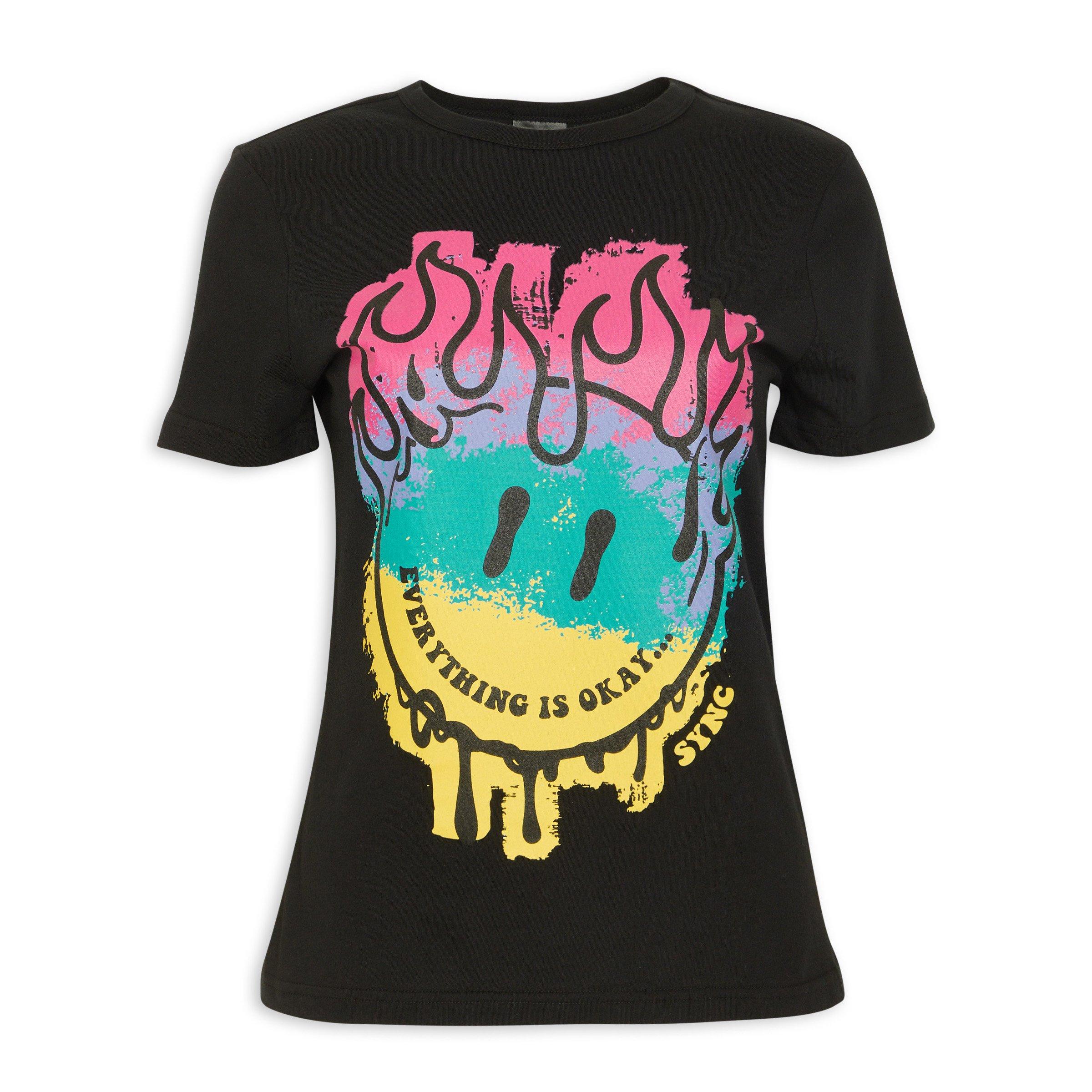 Black graphic tee (3177542) | Identity X Sync