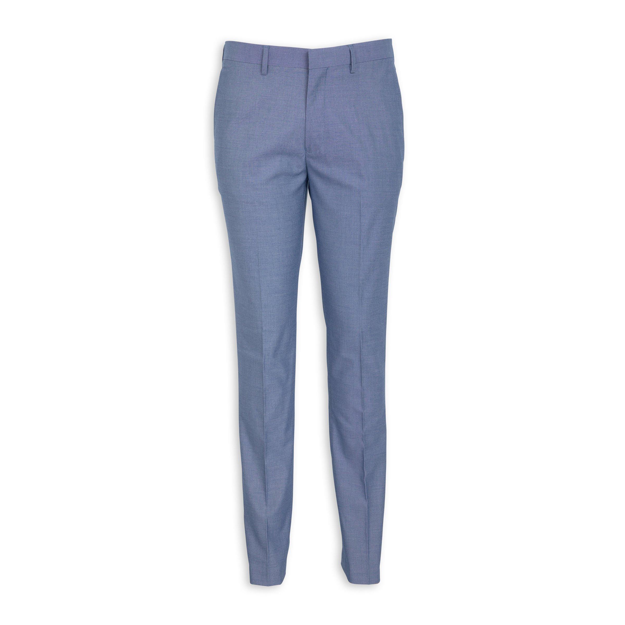 Blue Slim Leg Trousers (3177853) | Truworths Man