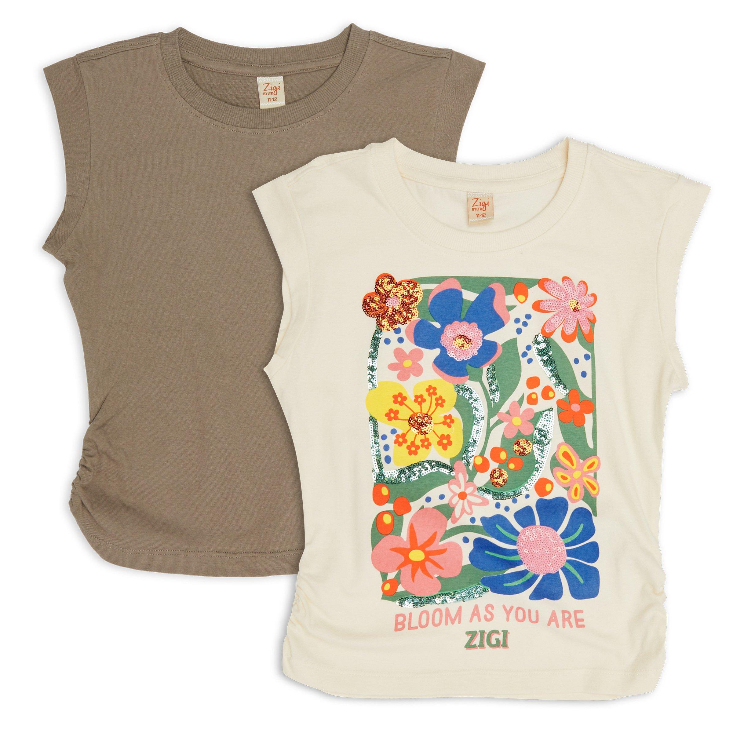 Girls 2-pack Cap Sleeve Tops (3177920) | LTD Kids