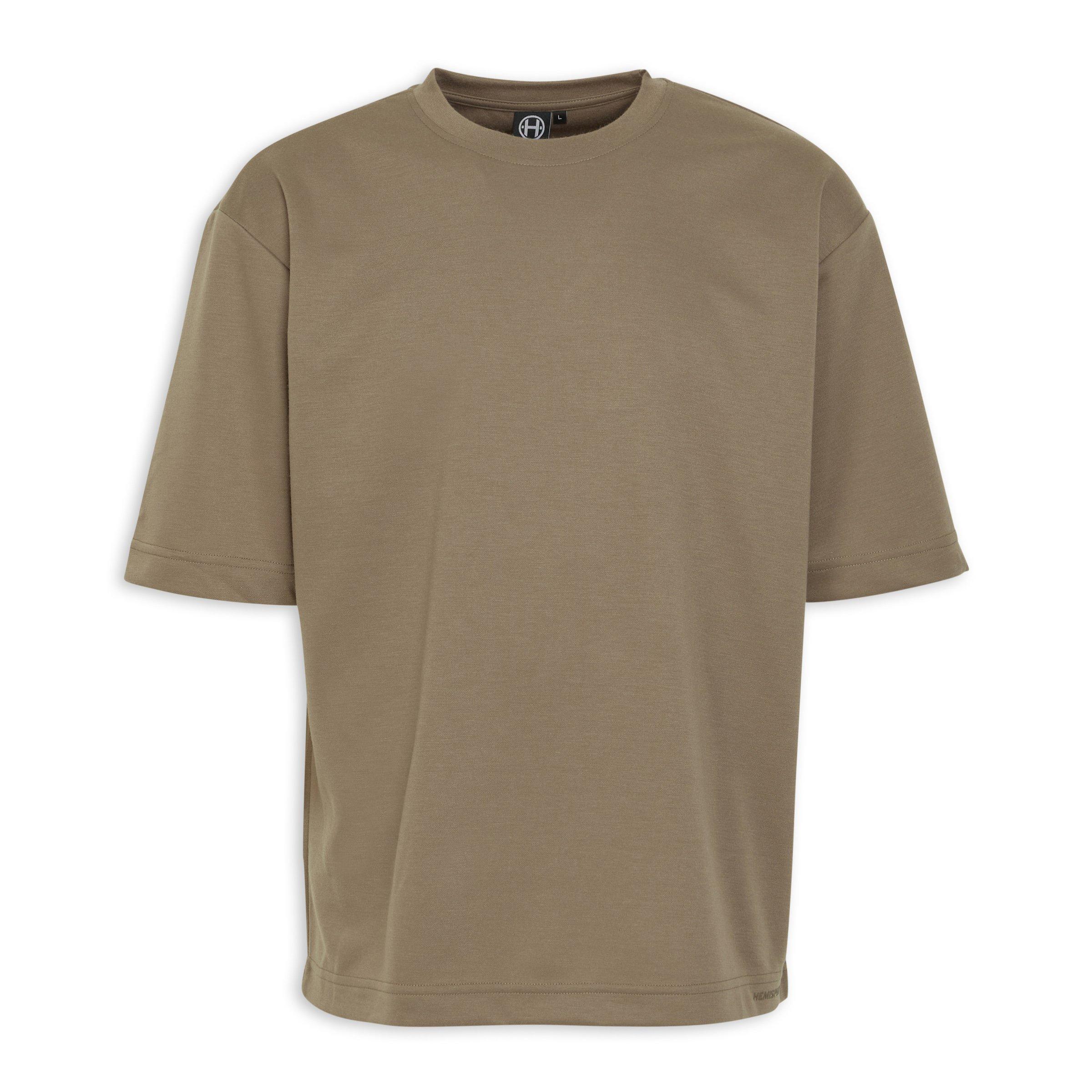 Brown Boxy Fit T-shirt (3177935) | Hemisphere