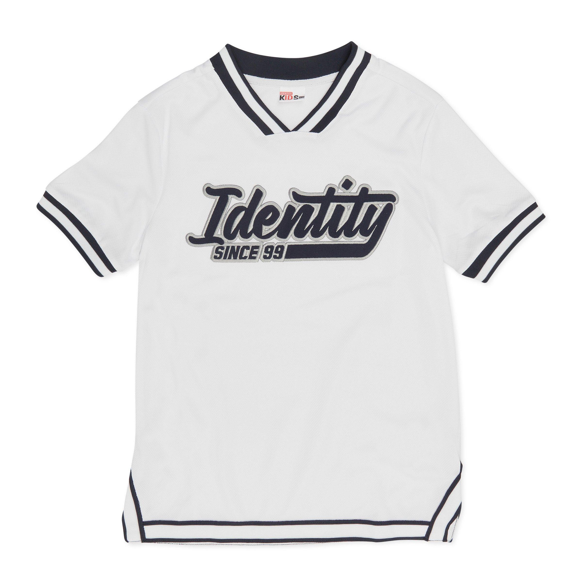 Boys White Baseball T-shirt (3177990) | Identity