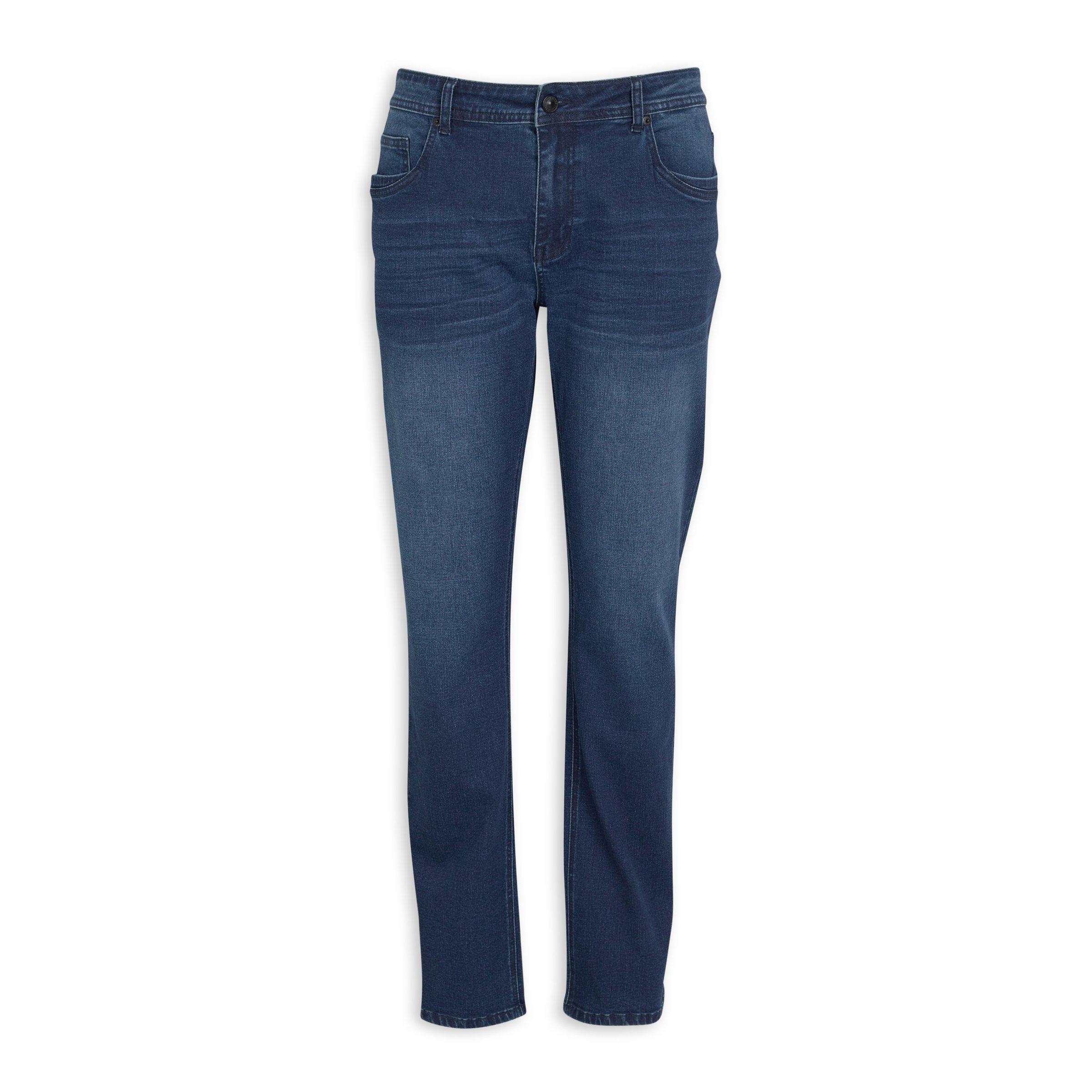 Blue Regular Fit Jeans (3178084) | UZZI
