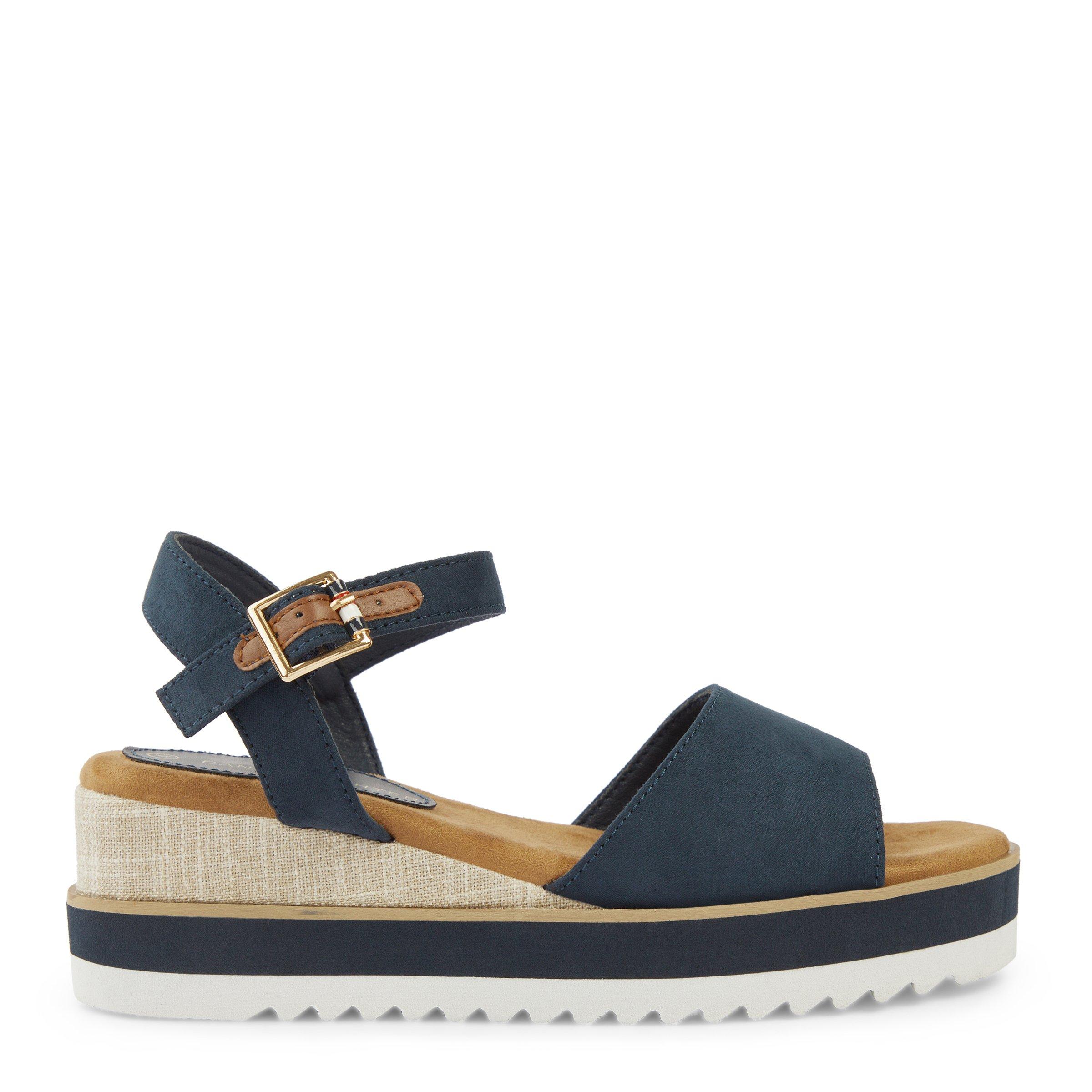 Navy Wedge Sandals (3178249) | Daniel Hechter
