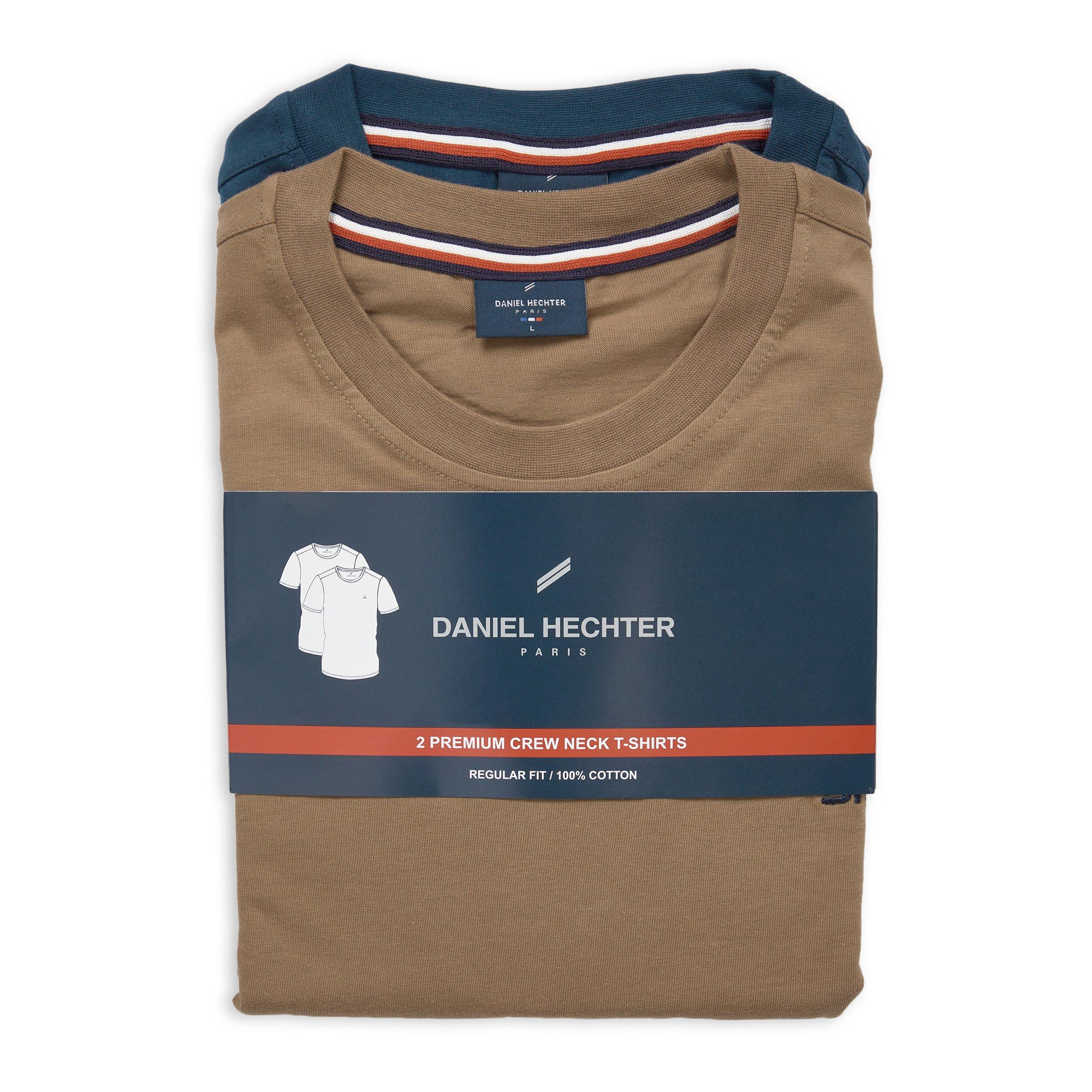 2-pack Camel and Blue T-shirts (3179032) | Daniel Hechter