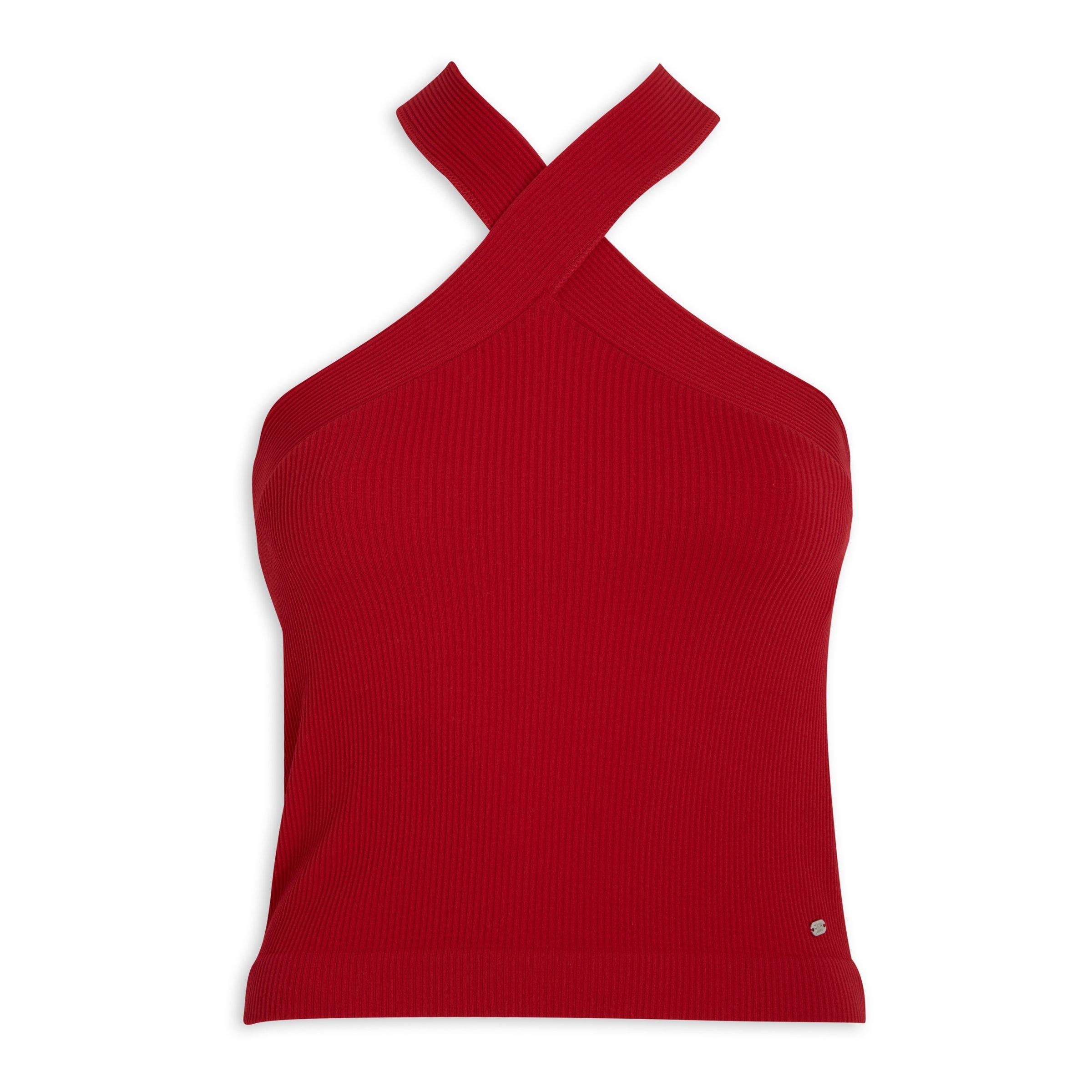 Red Halter neck Top (3179039) | OUTBACK RED