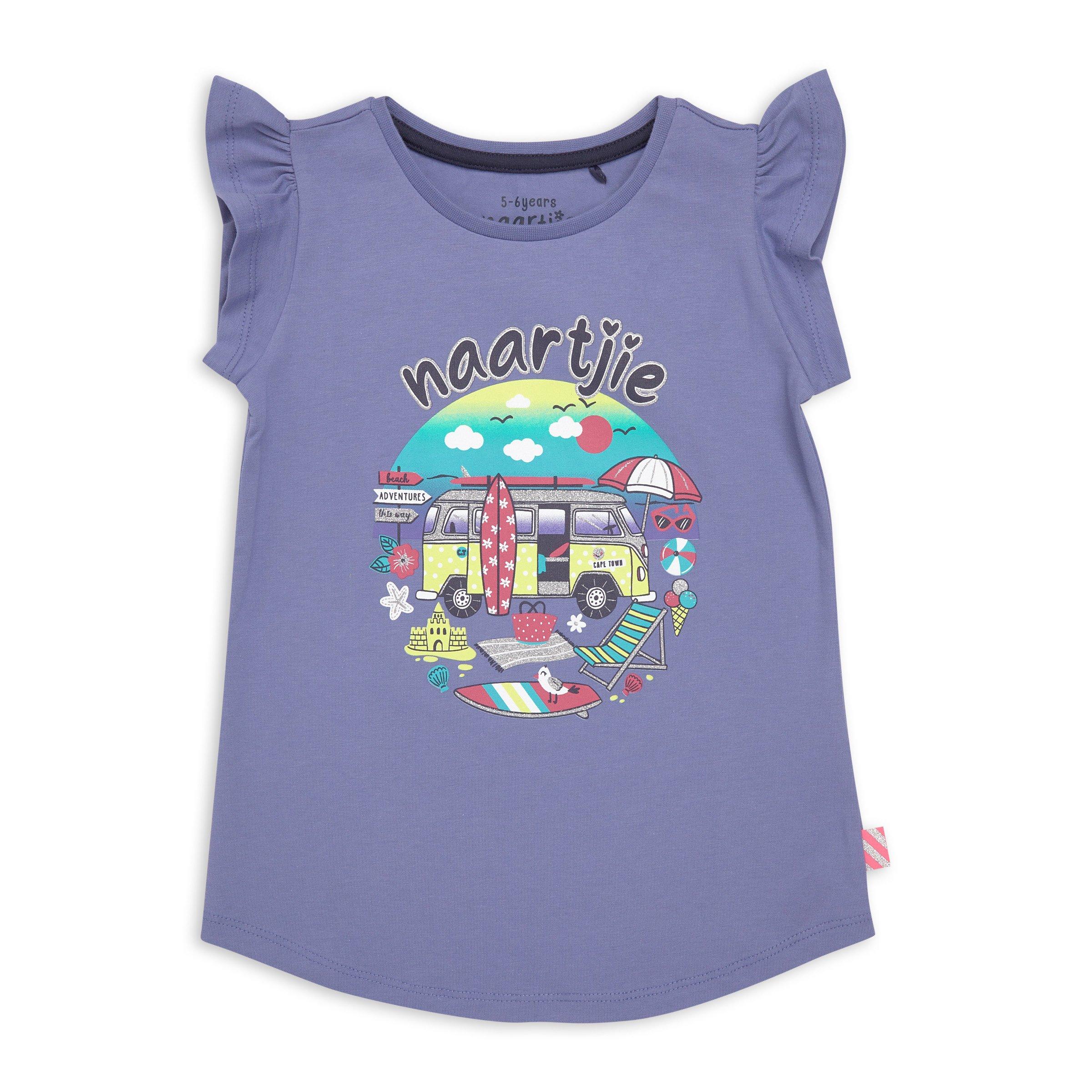 Kid Girls Purple Graphic T-shirt (3179199) | Naartjie