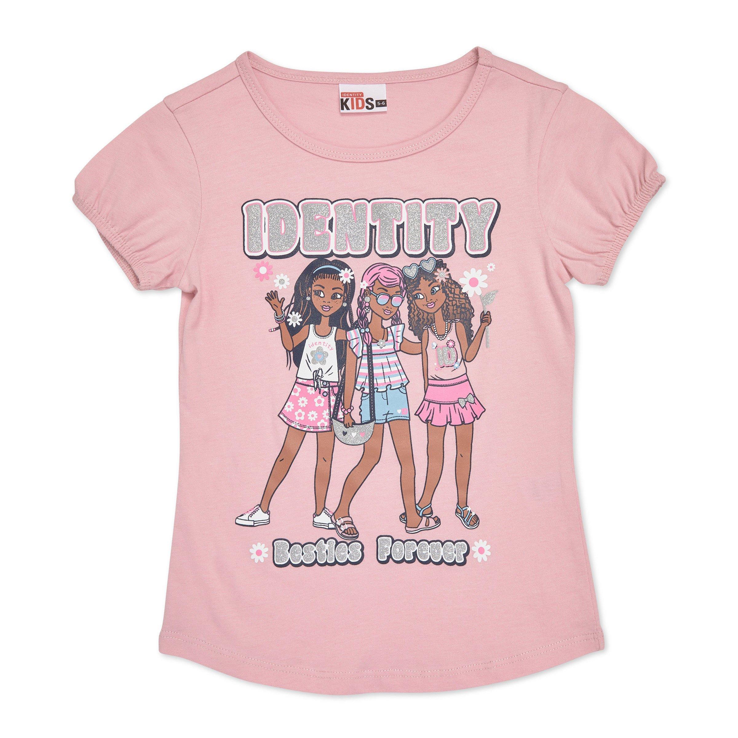 Kid Girls Pink Besties T-shirt (3179266) | Identity