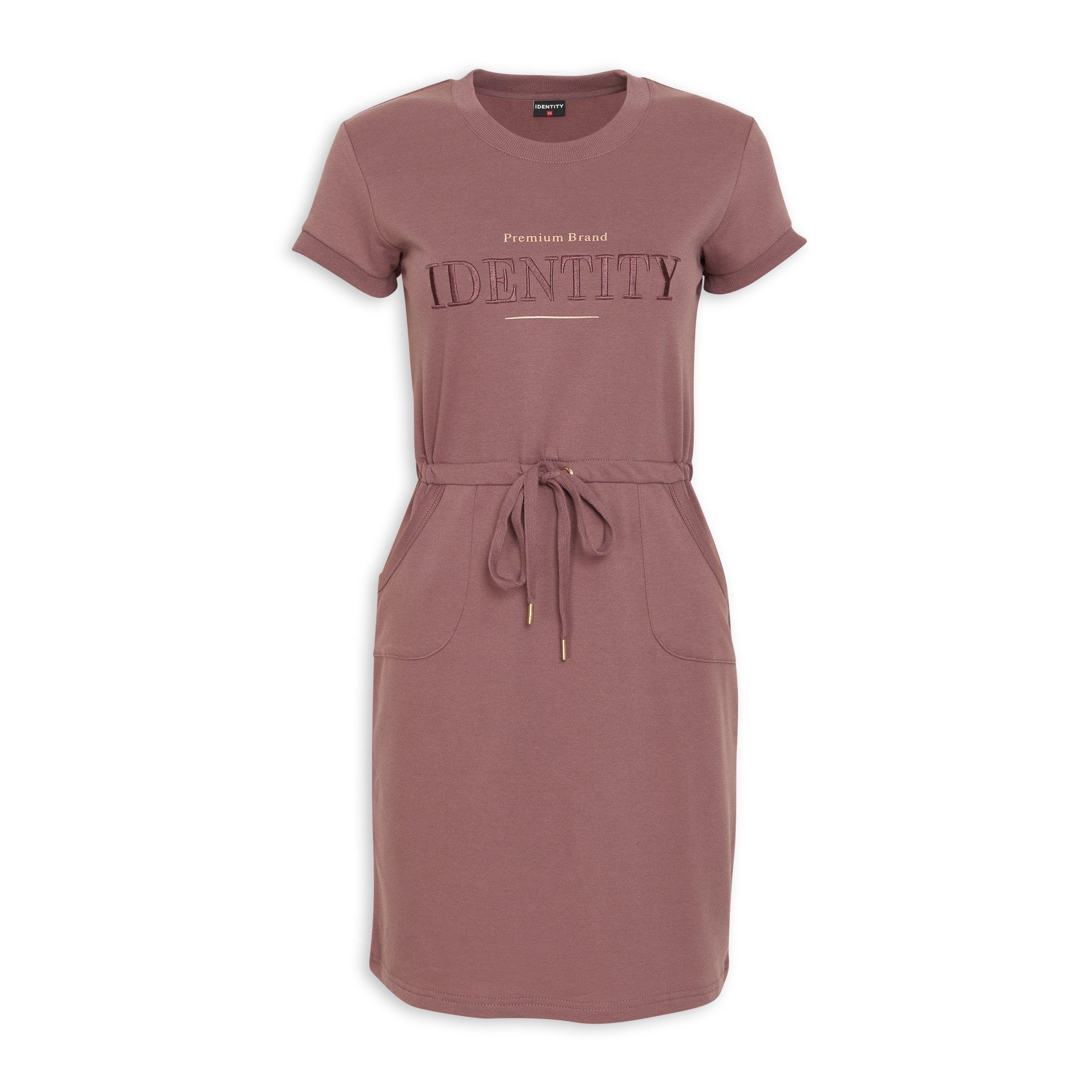 Pink Jogger Dress with Drawstrings (3179299) | Identity