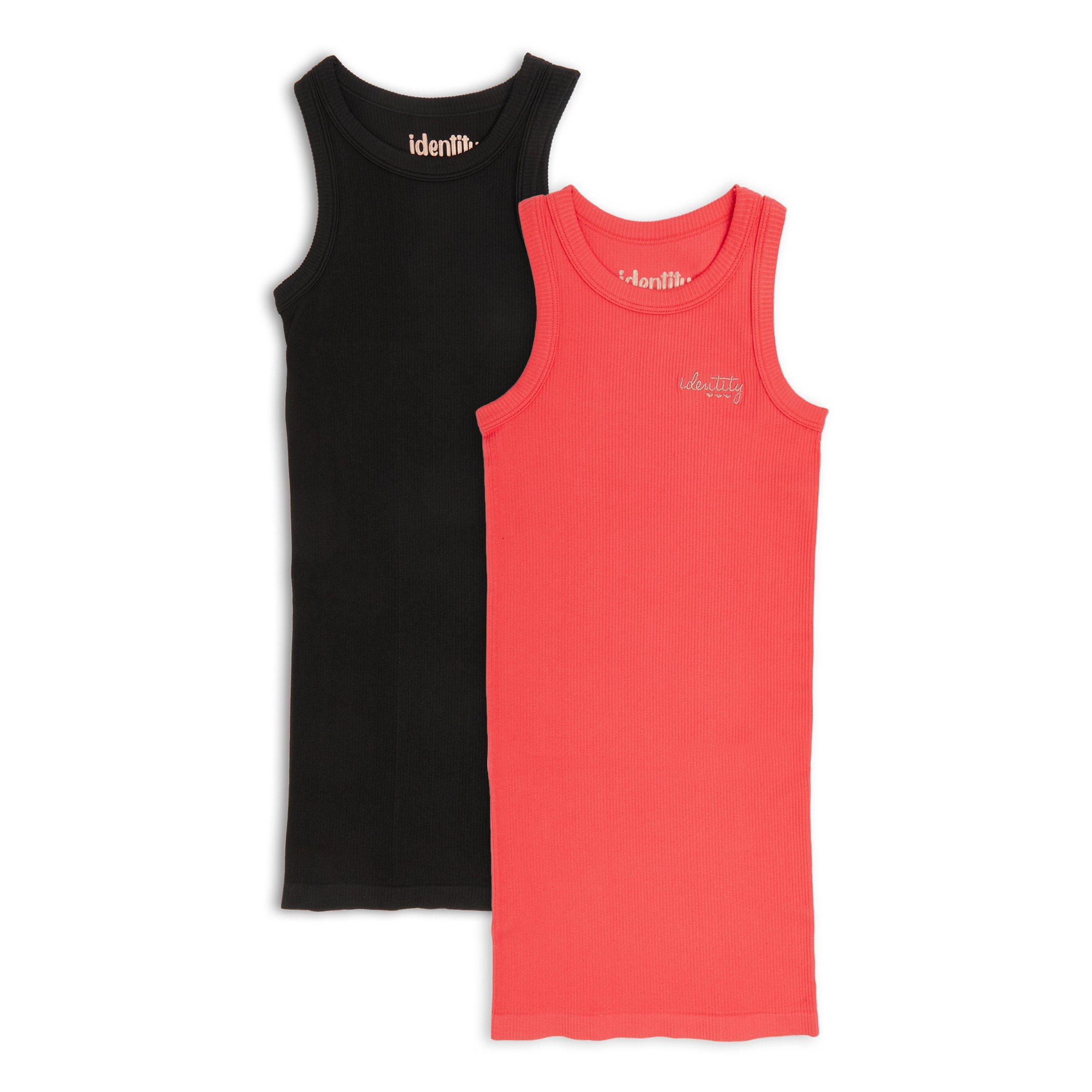 Girls 2-pack Black and Pink Dresses (3179350) | Identity