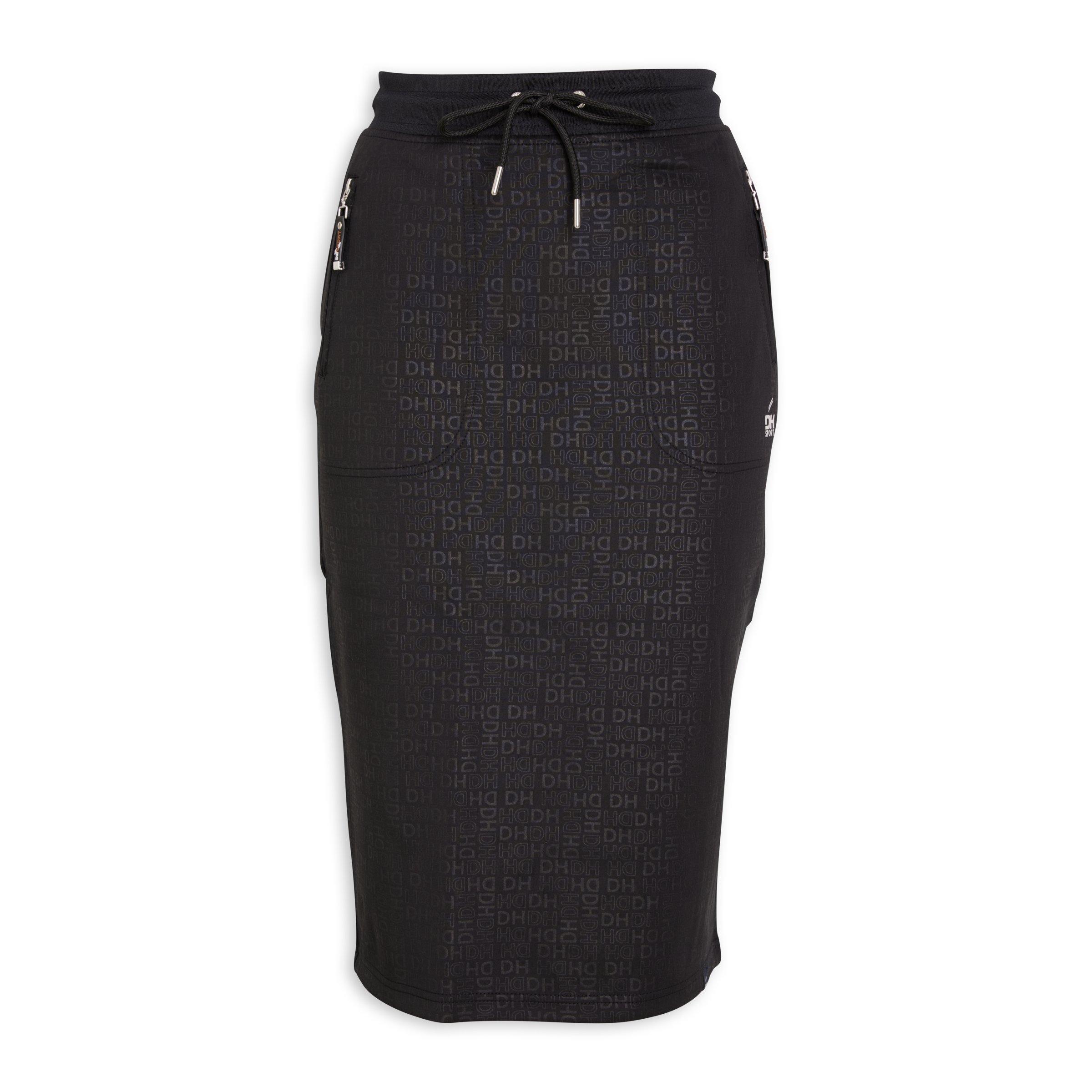 Black Logo Print Skirt (3179437) | Daniel Hechter
