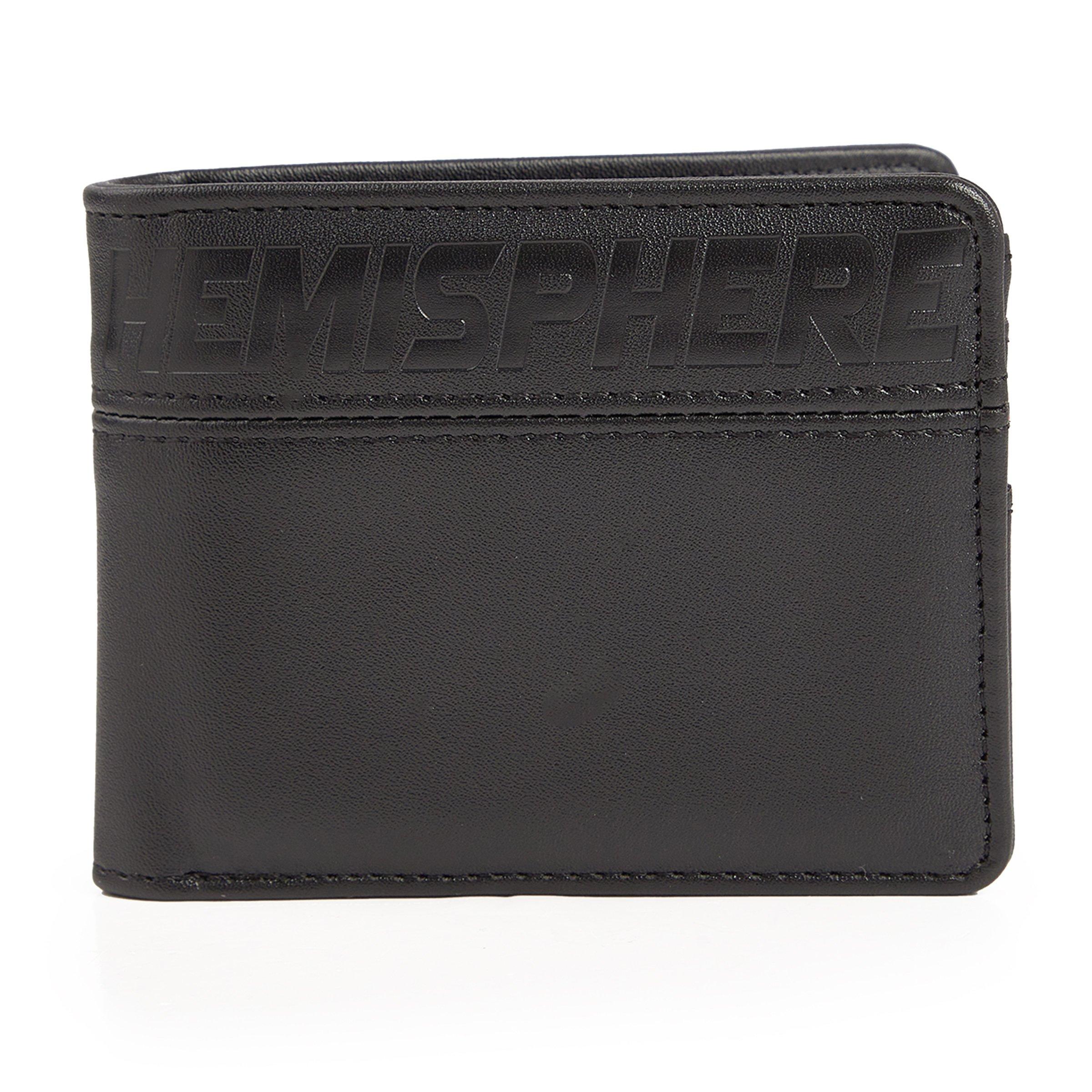 Black Fold Over Wallet (3179474) | Hemisphere
