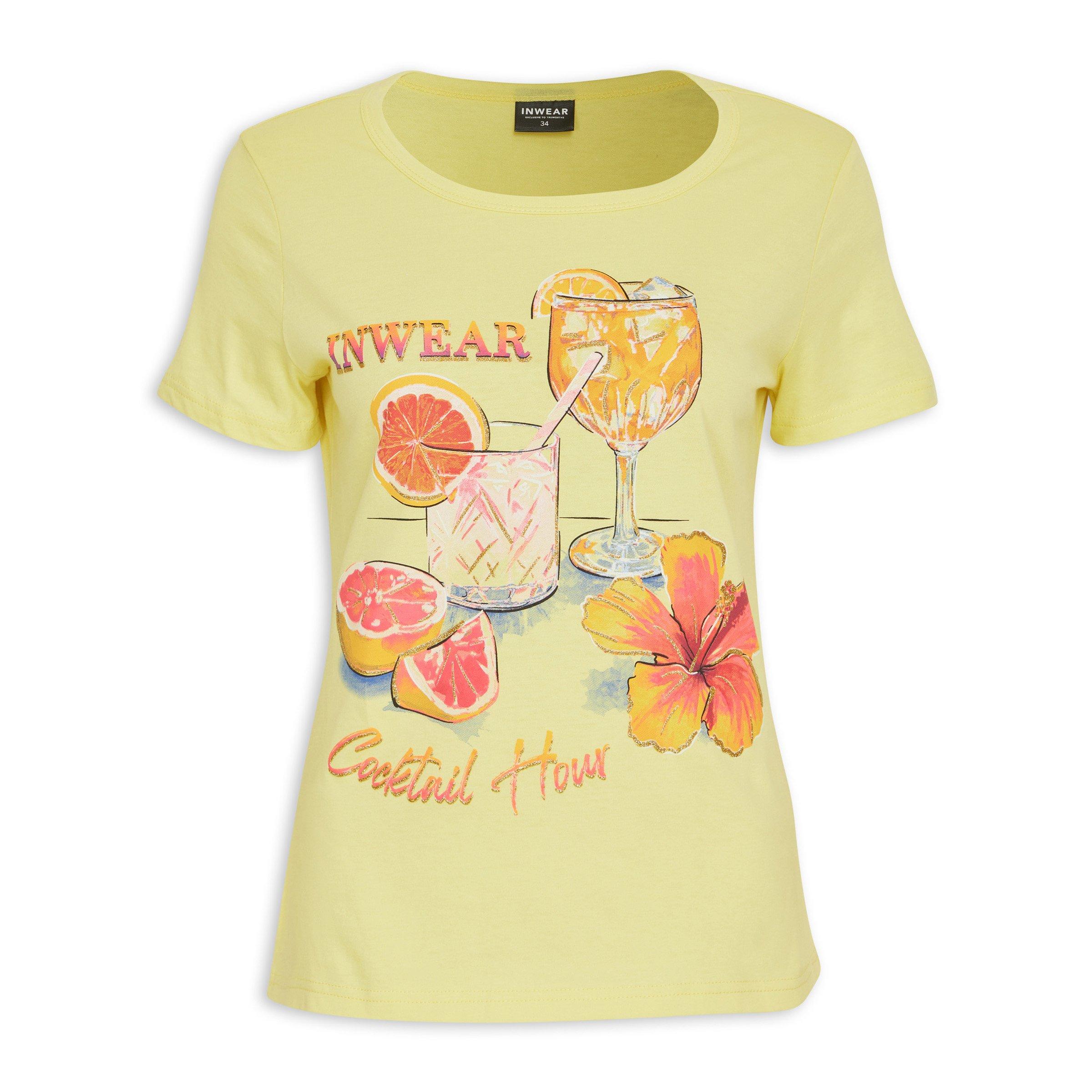 Yellow Graphic T-shirt (3179766) | Inwear