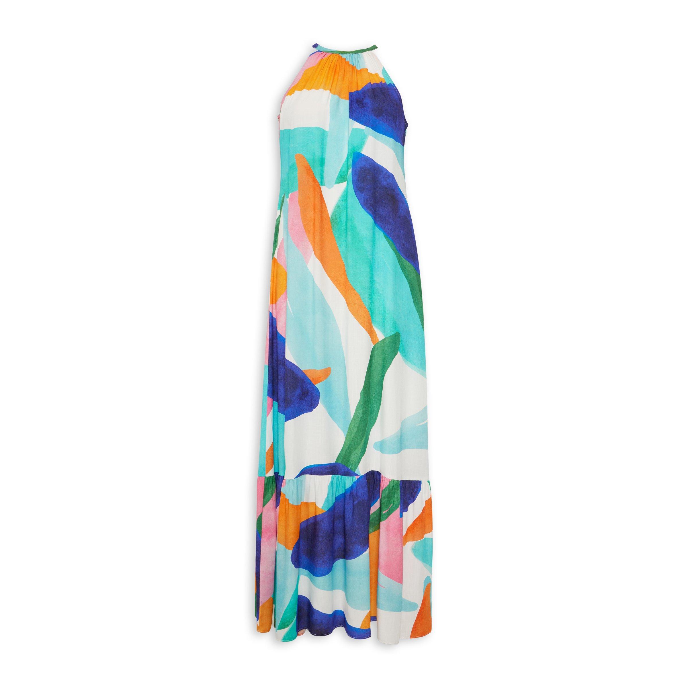 Abstract Print Maxi Dress (3179857) | Identity X Sync