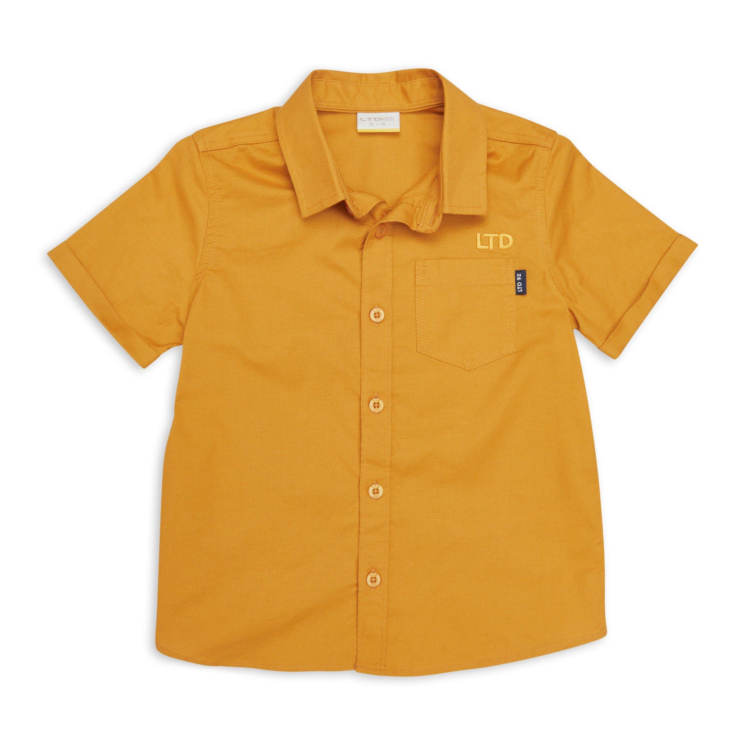 Kid Boy Mustard Oxford Shirt (3179867) | LTD Kids