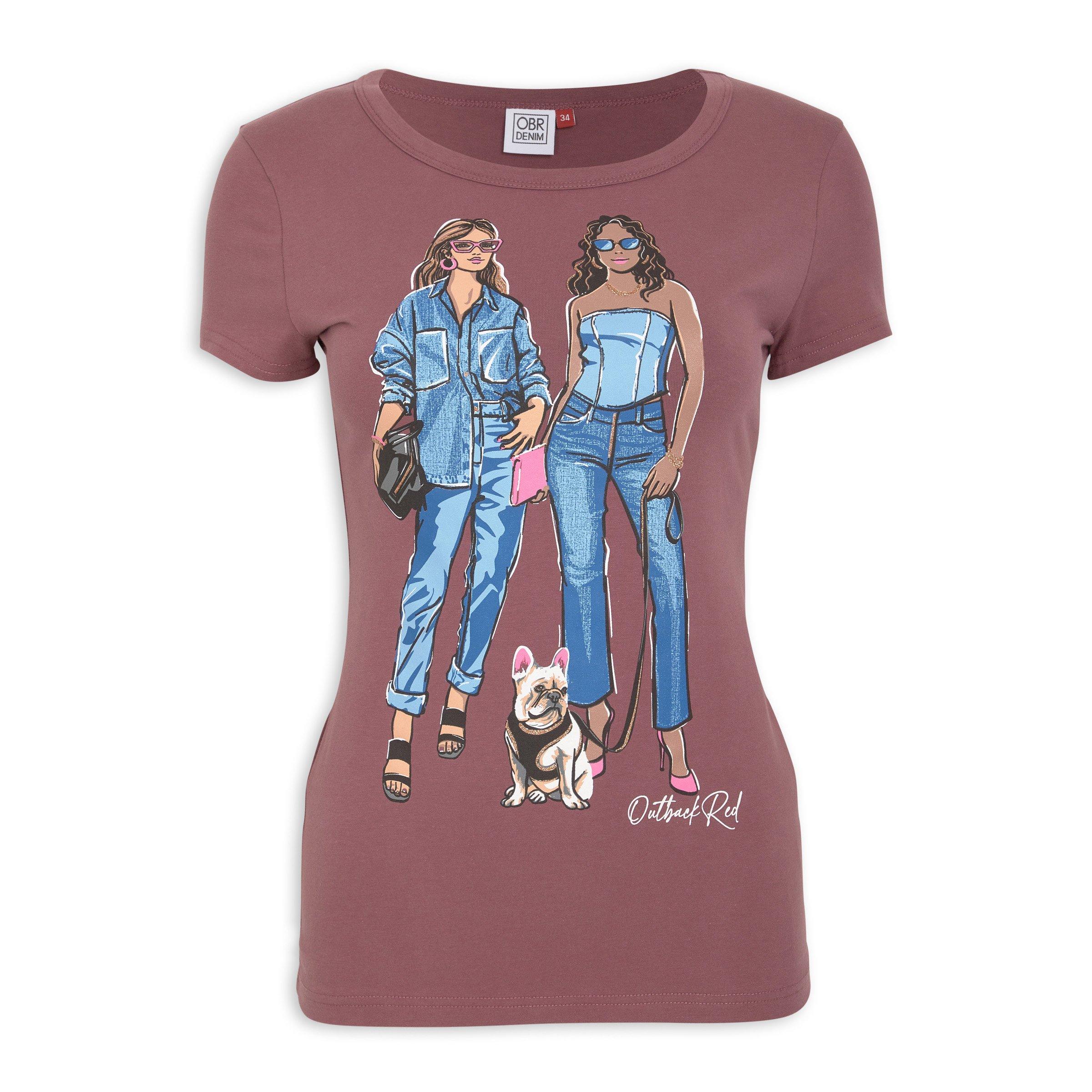 Pink Graphic T-shirt (3180135) | OUTBACK RED