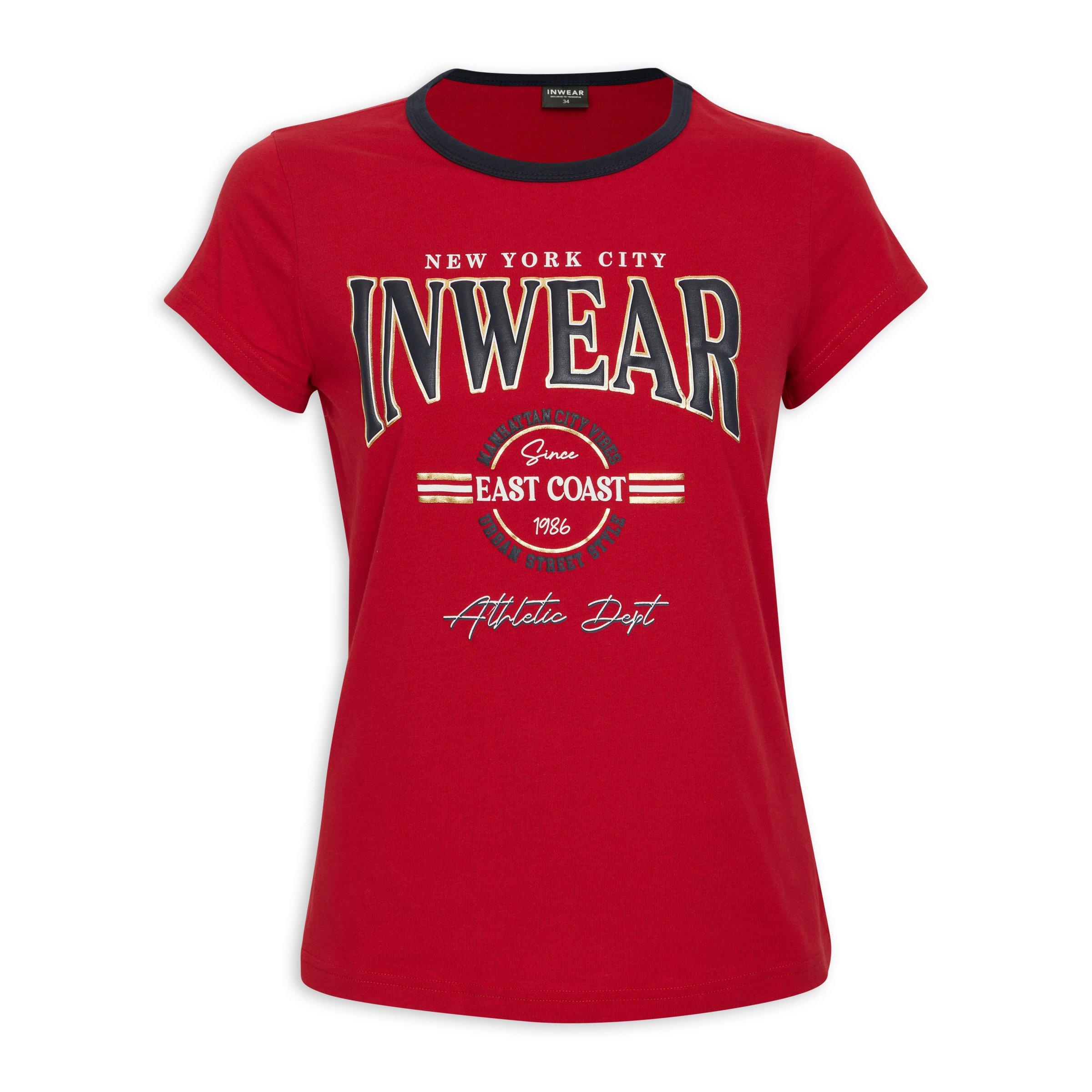 Red Branded T-shirt (3180218) | Inwear