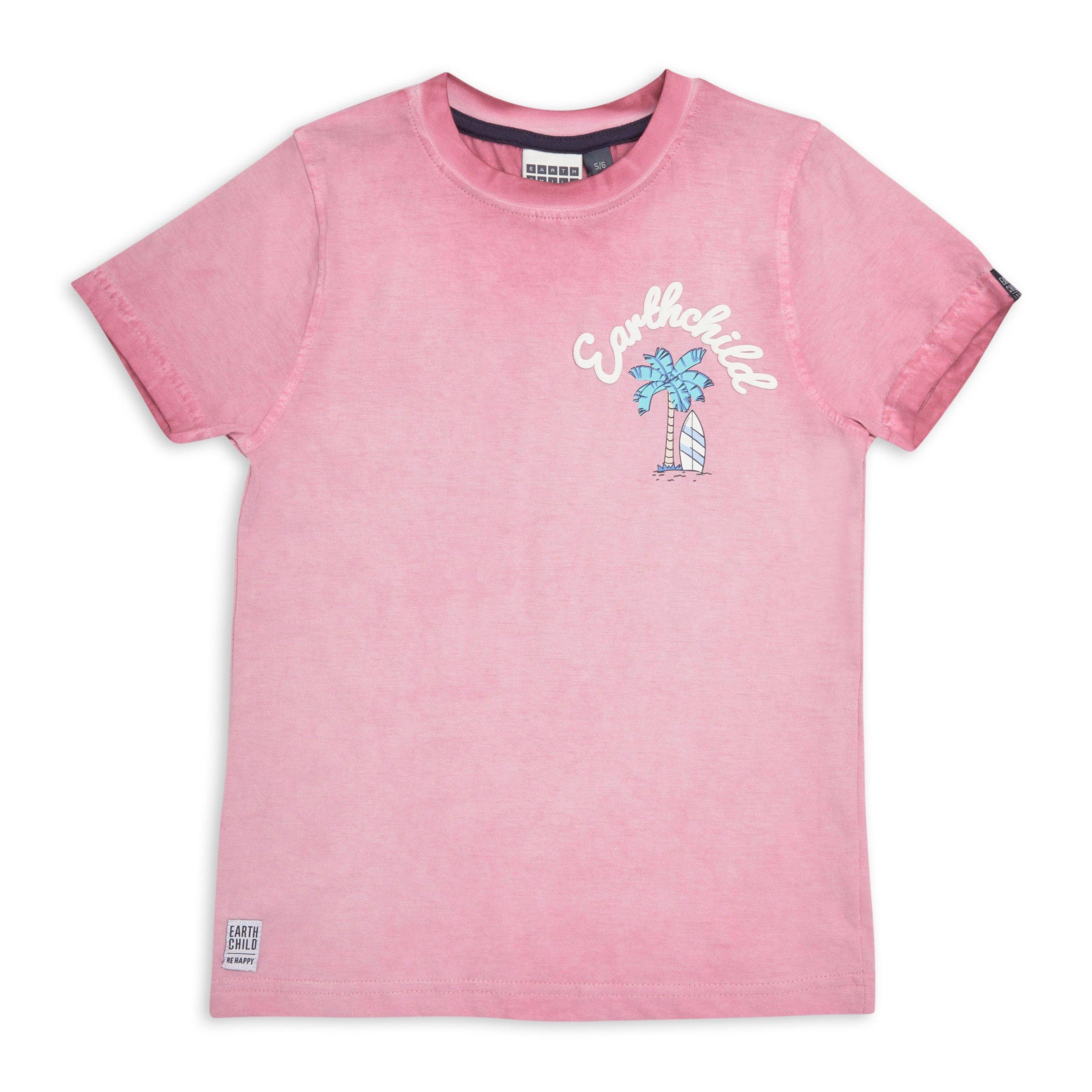 Kid Boys Pink Pigment T-shirt (3180285) | Earthchild