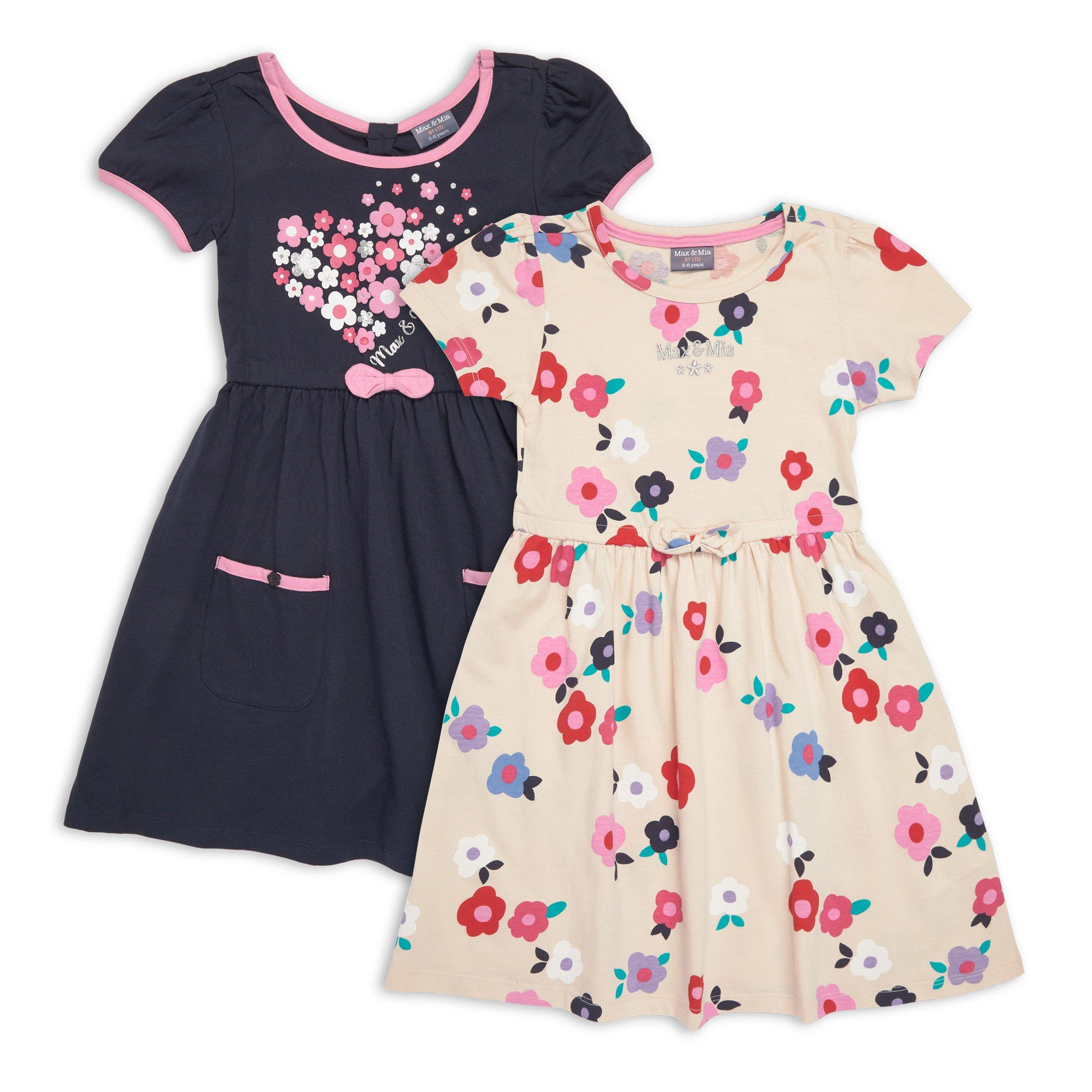 Kid Girls 2-pack Floral Dresses (3180462) | Max & Mia