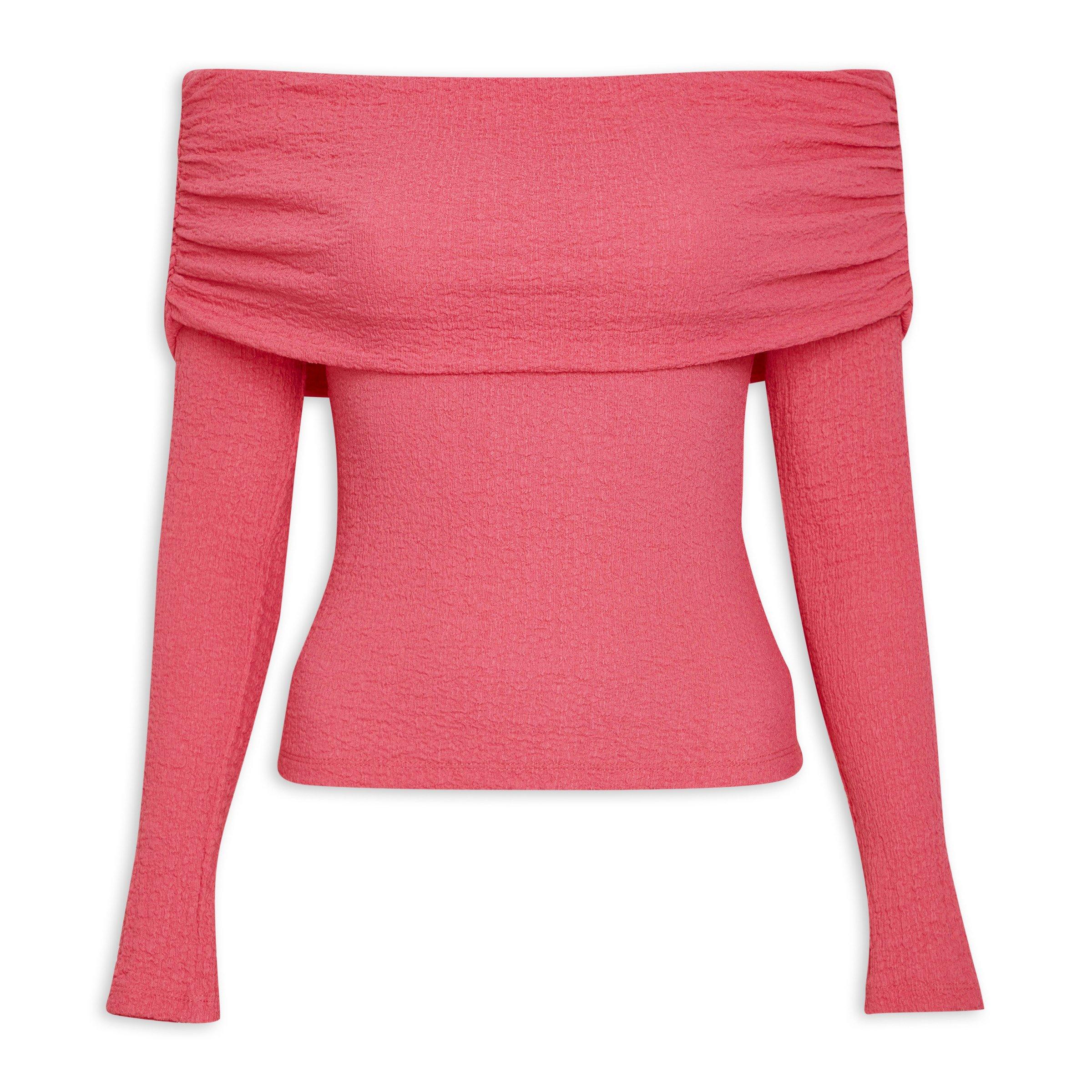 Pink Off-the-shoulder Top (3180827) | Inwear