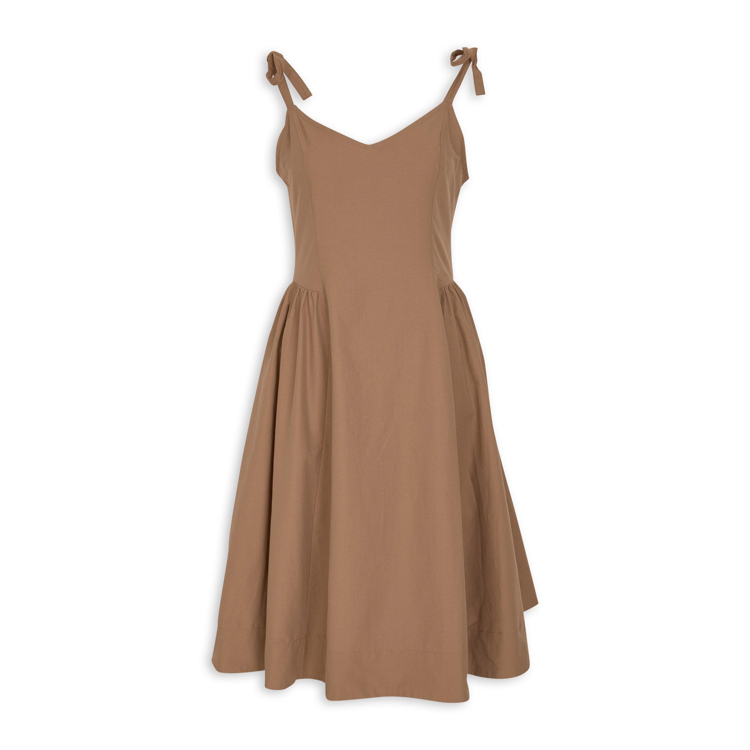 Tan Fit and Flare Dress (3180903) | Inwear