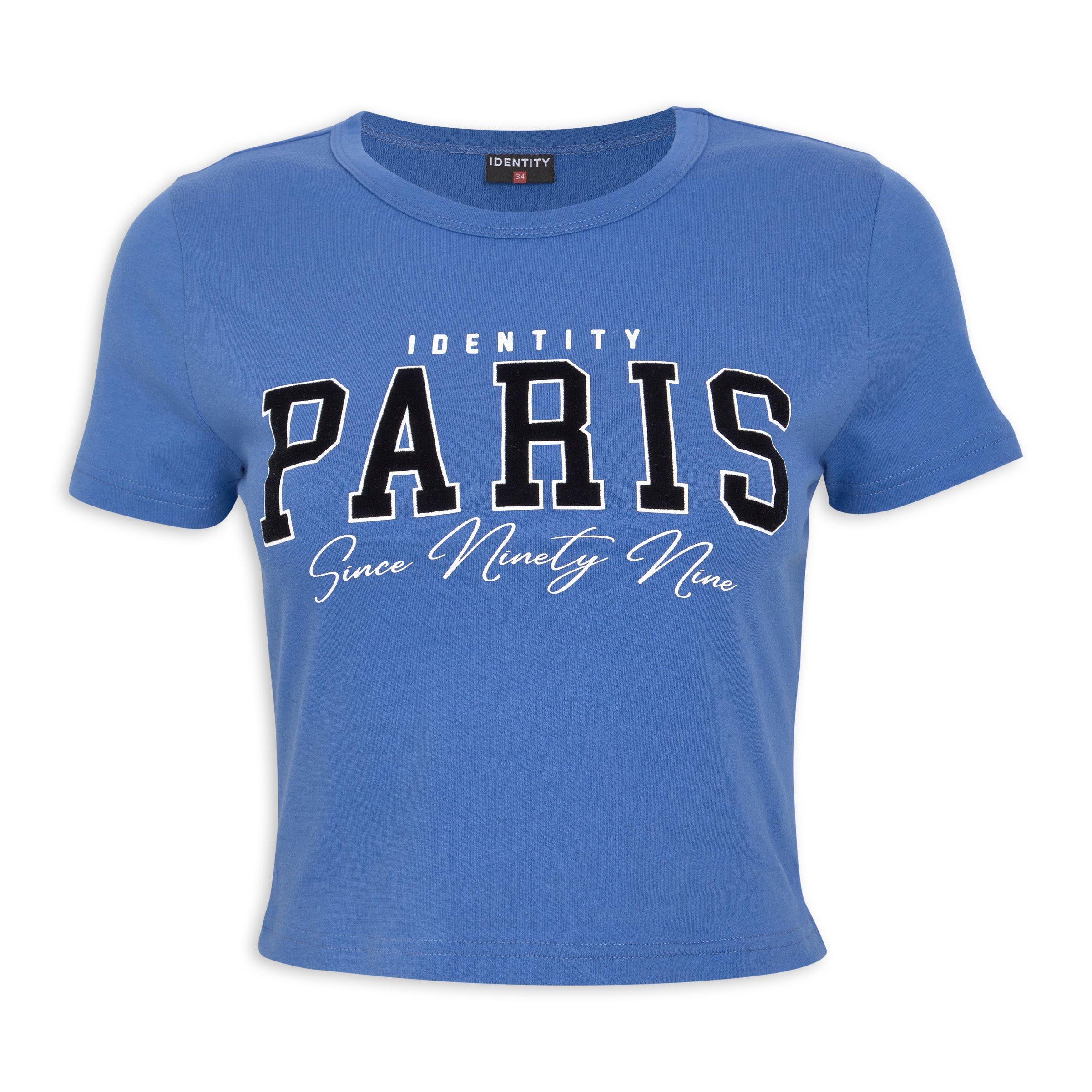 Blue Cropped T-shirt (3181109) | Identity