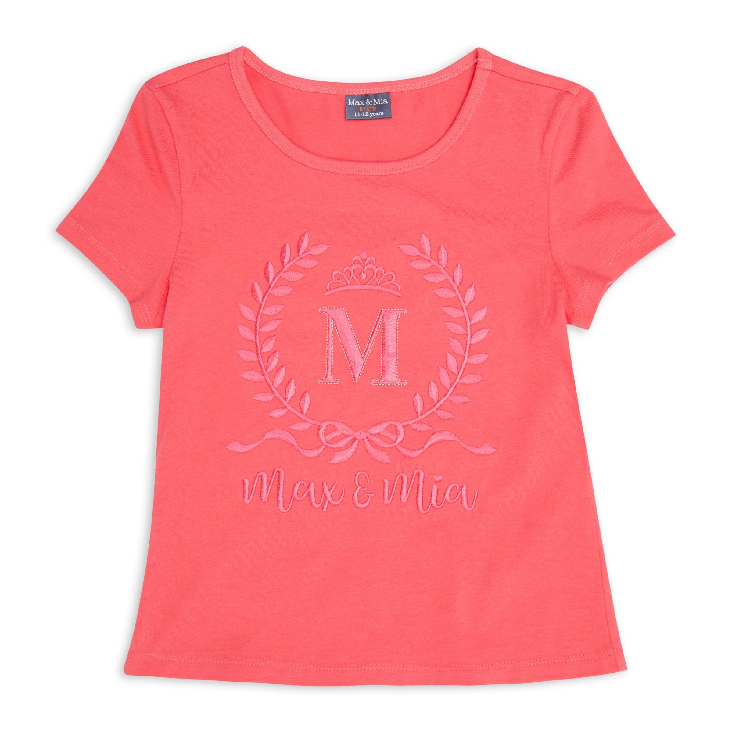 Girls Pink T-shirt (3181127) | Max & Mia