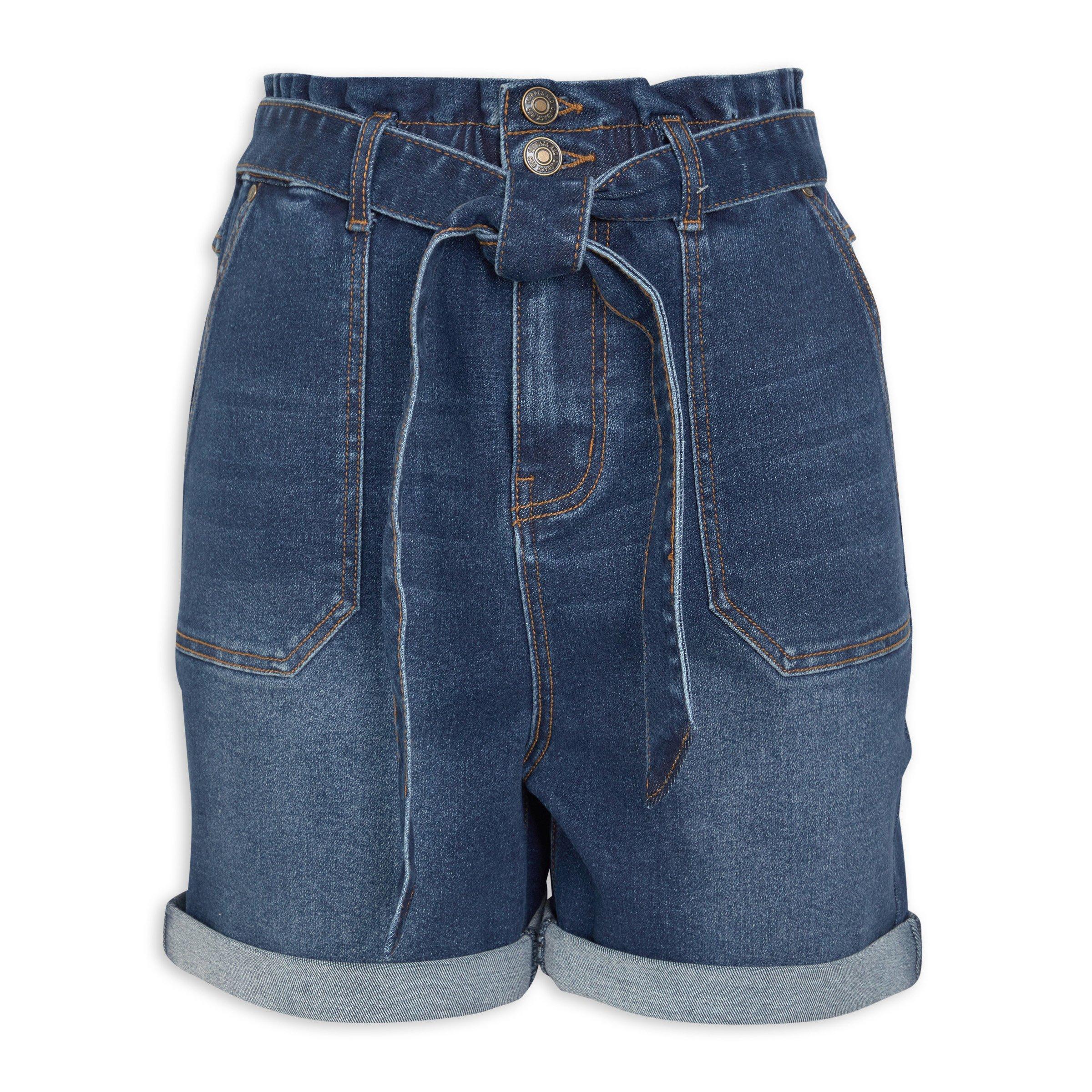 Indigo Belted Denim Shorts (3181169) | OUTBACK RED