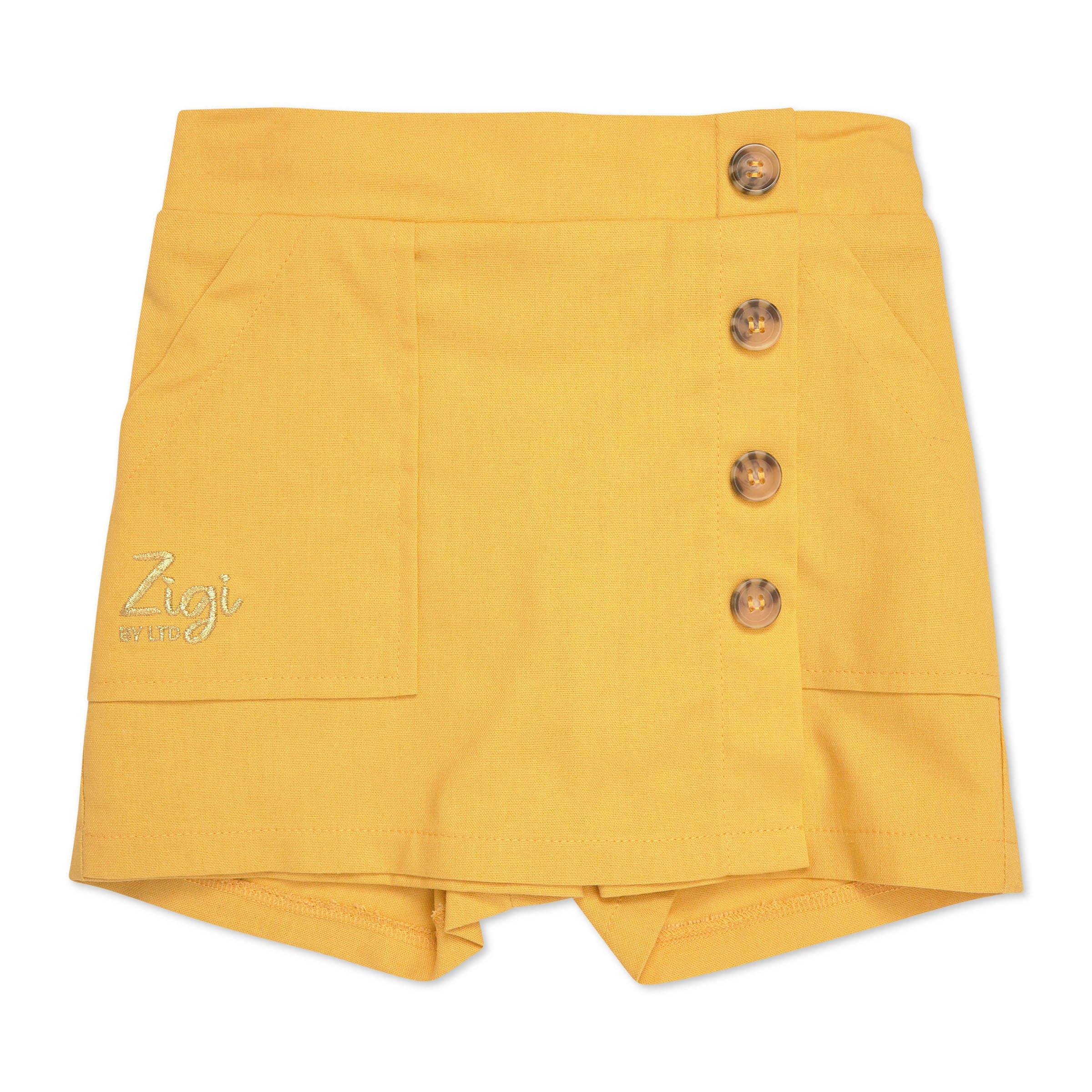 Kid Girls Yellow Skort (3181418) | LTD Kids