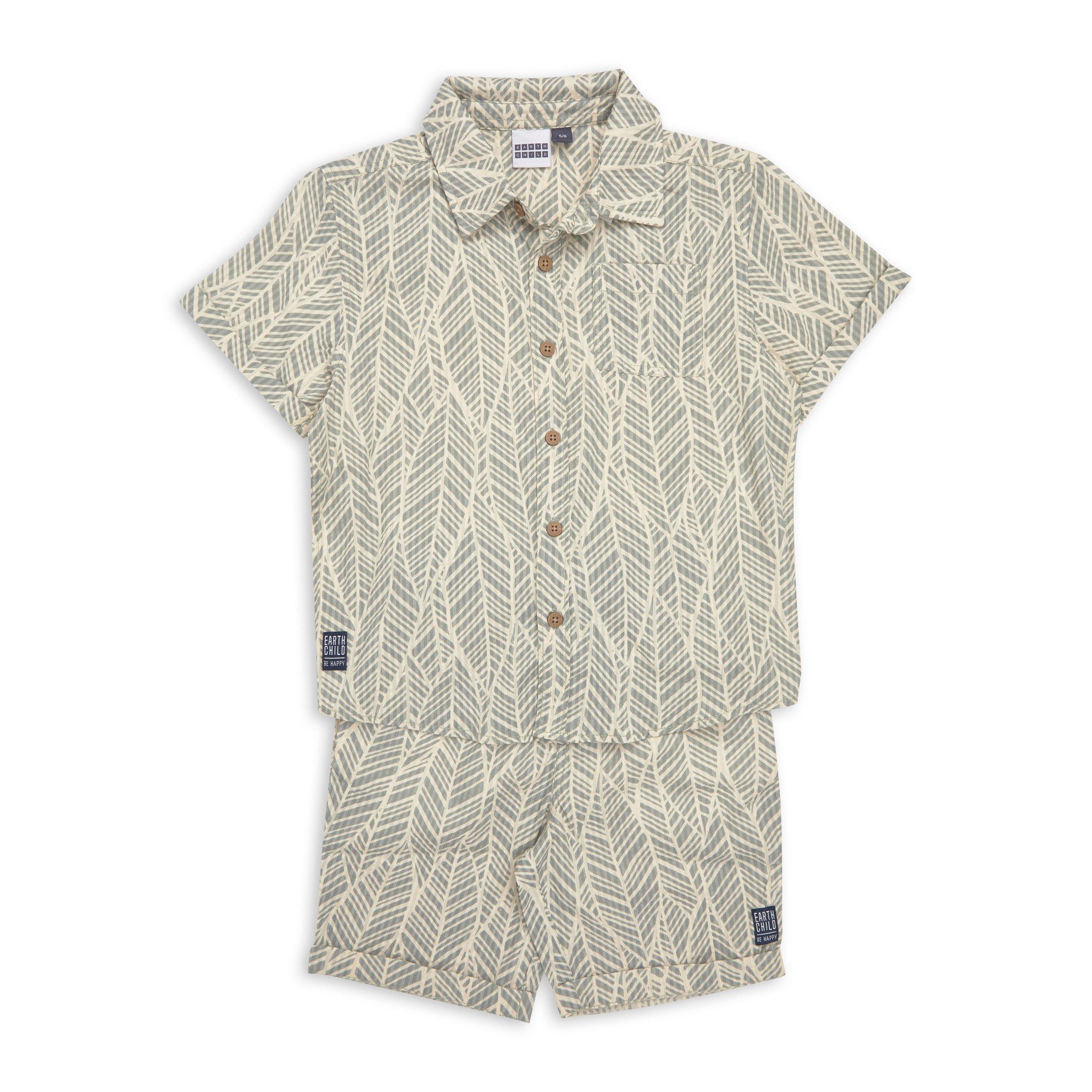Kid Boys Tropical Printed Set (3181446) | Earthchild