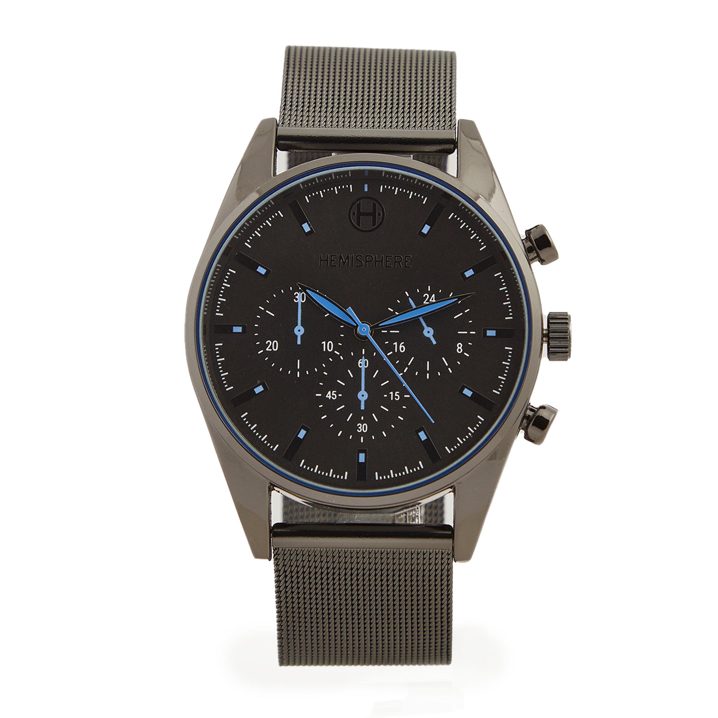 Blue with Gunmetal Dial Mesh watch (3181486) | Hemisphere