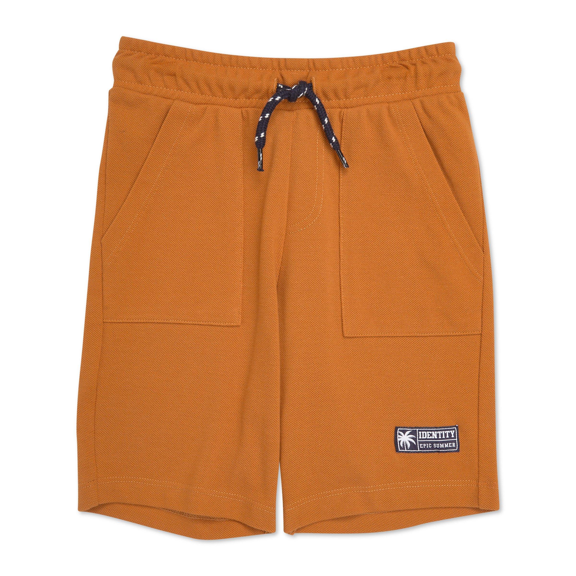 Kid Boys Orange Shorts (3181503) | Identity