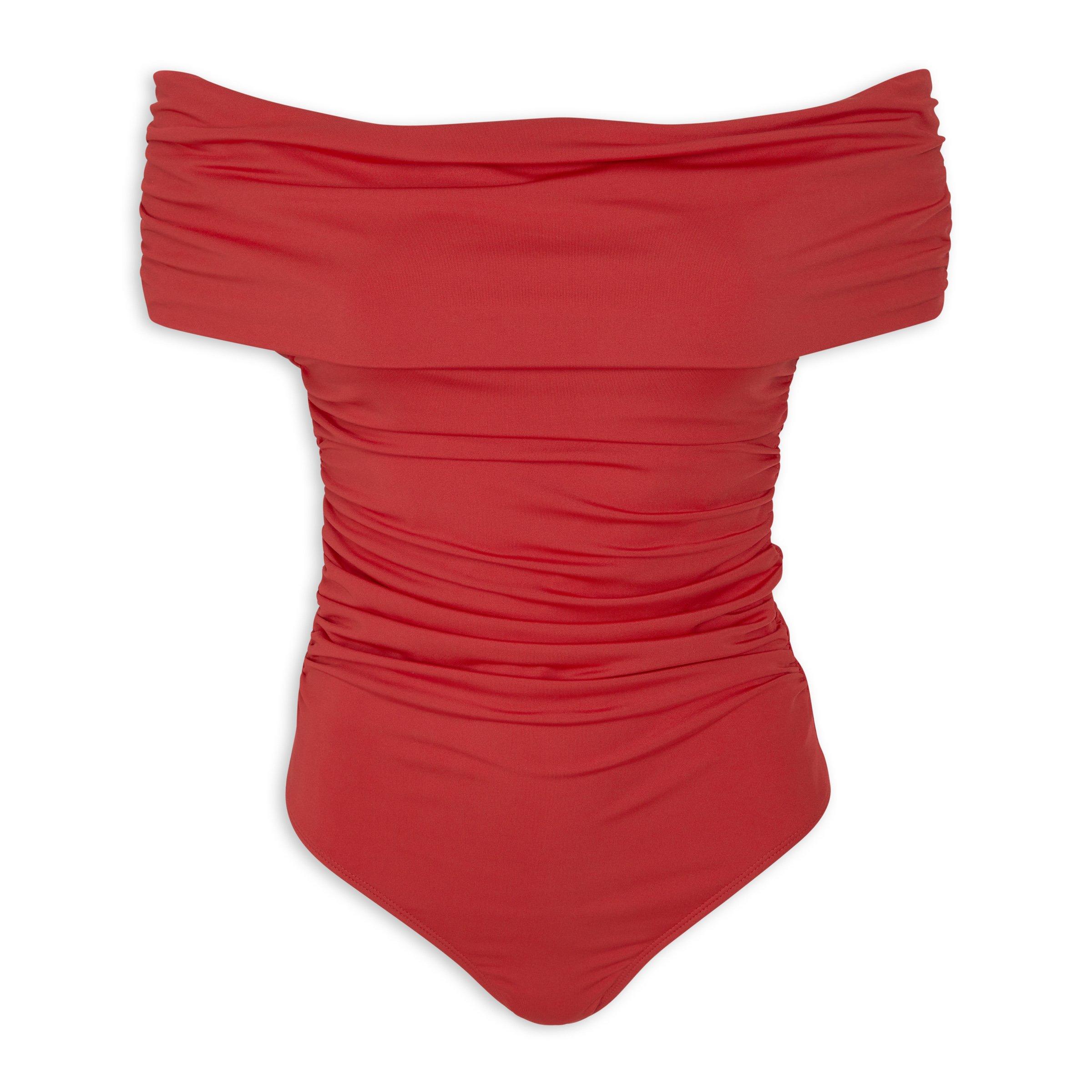 Red Gauged Bodysuit (3181703) | Inwear