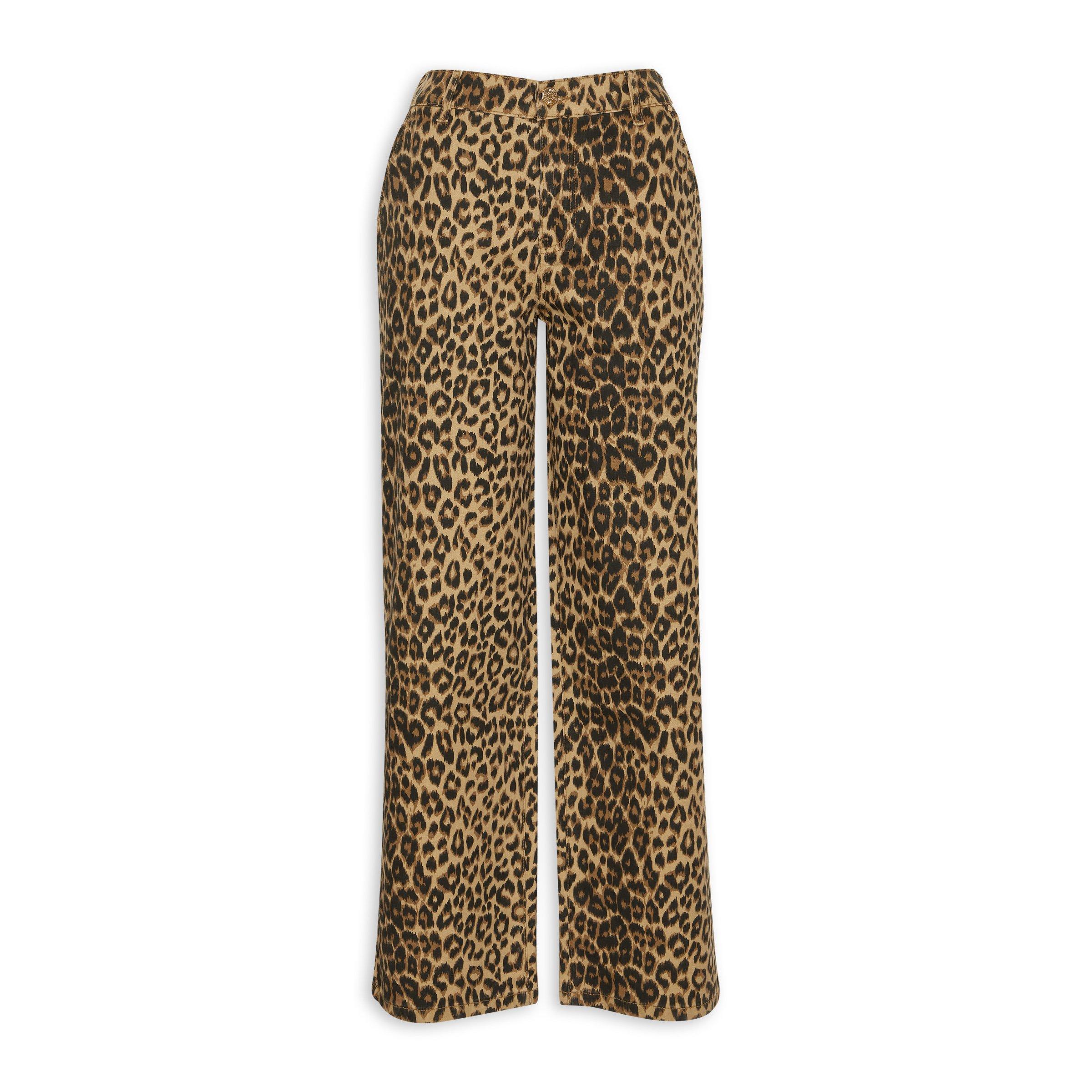 Animal Print Wide Leg Pants (3181815) | Inwear