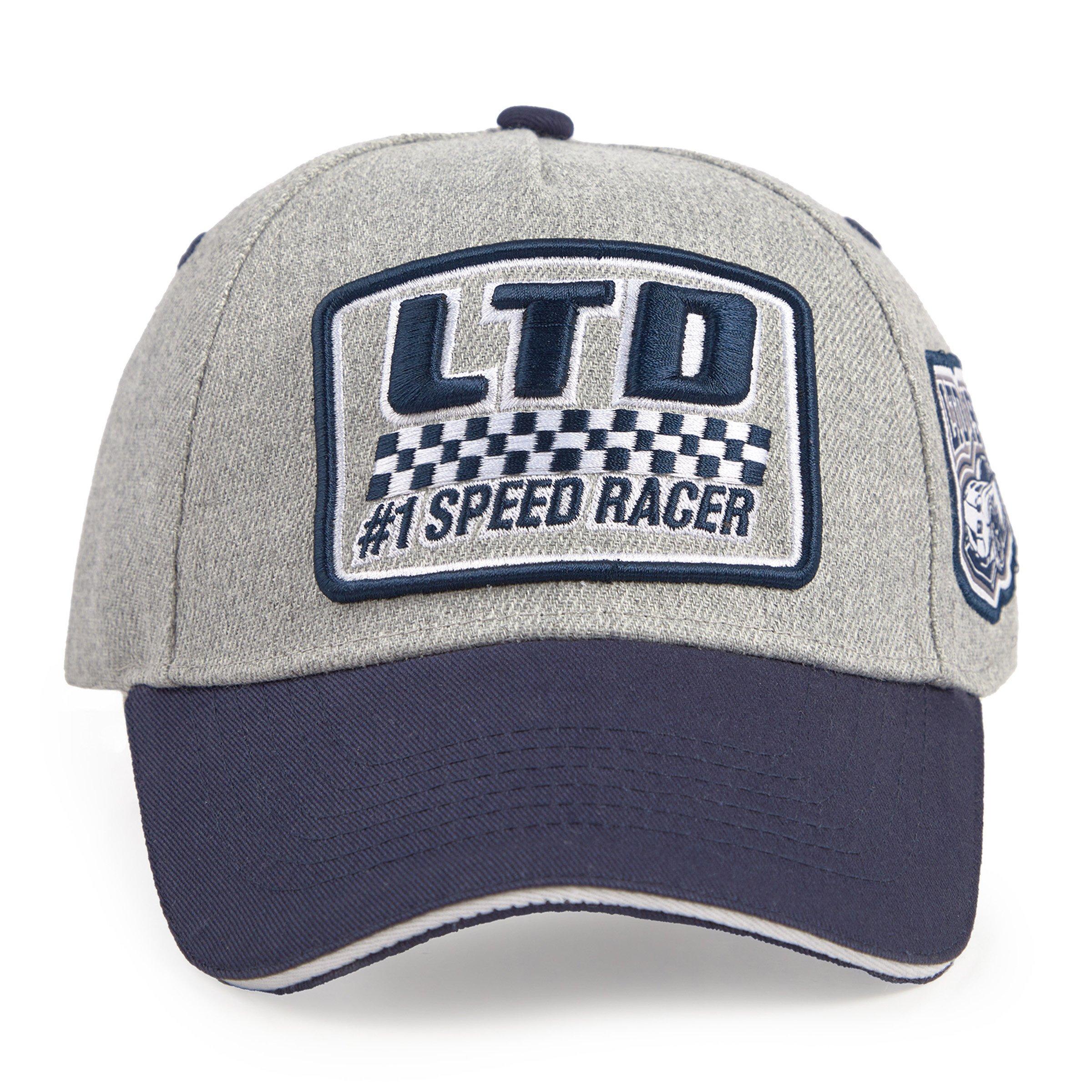 Boys Grey Racer Peak Cap (3182222) | LTD Kids