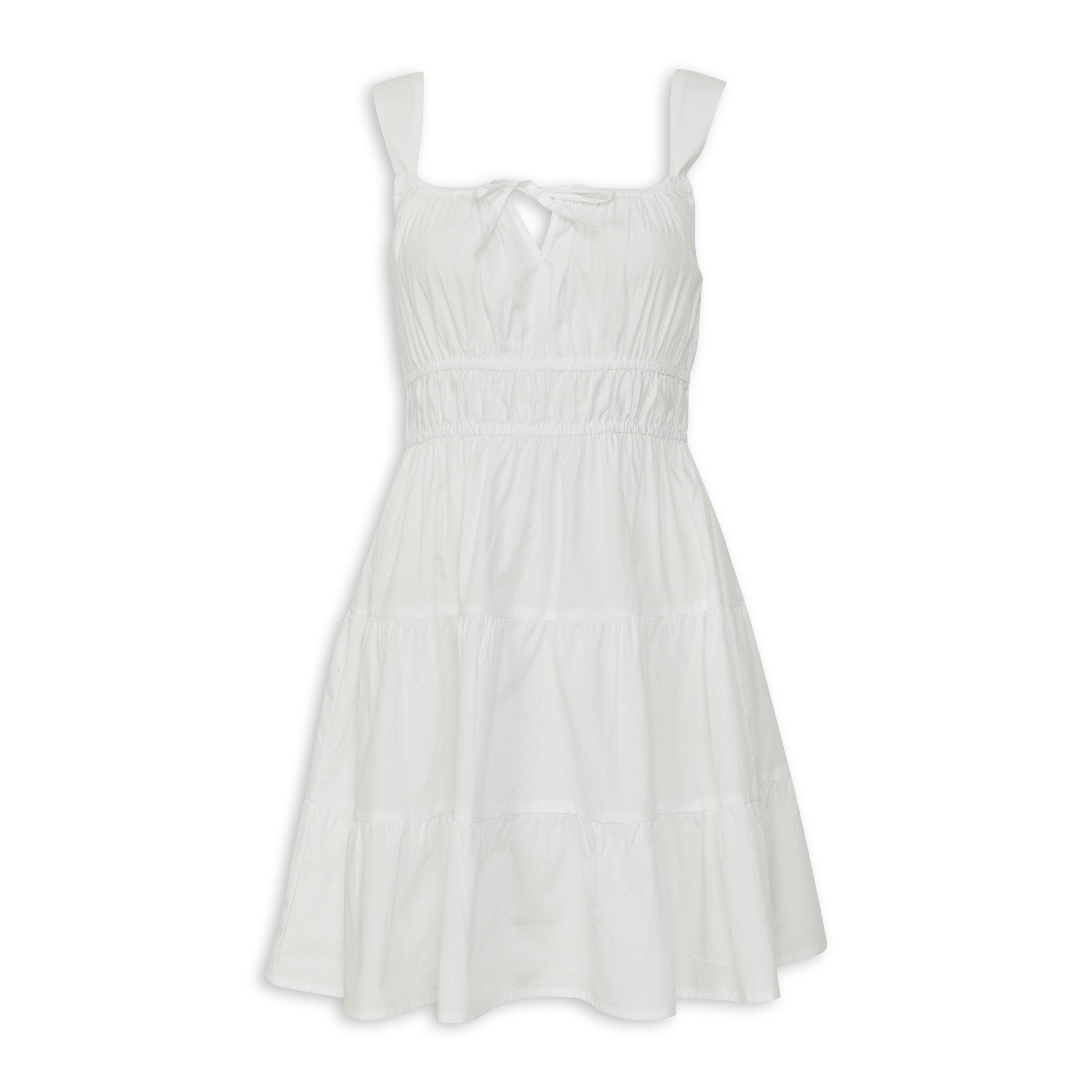 White Tiered Dress (3182361) | Identity