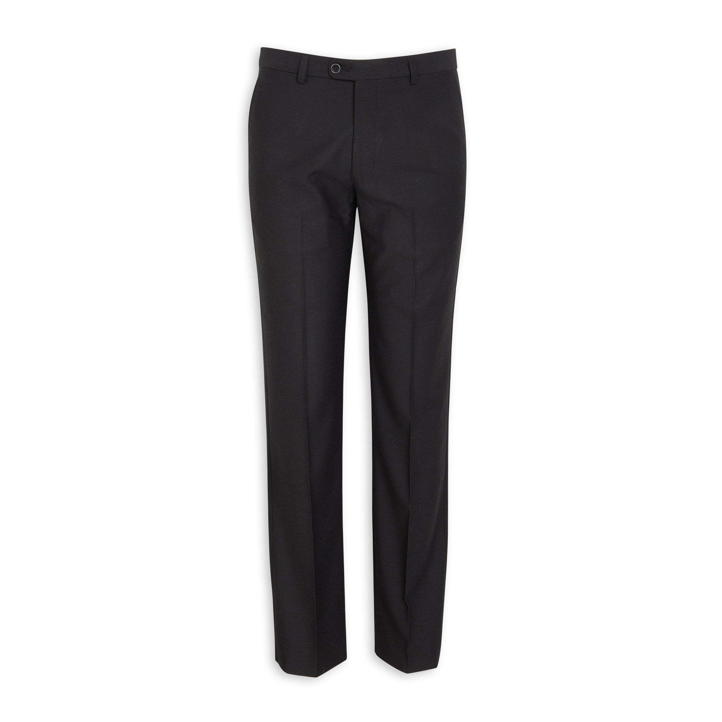 Black Regular Fit Pants (3182367) | Truworths Man