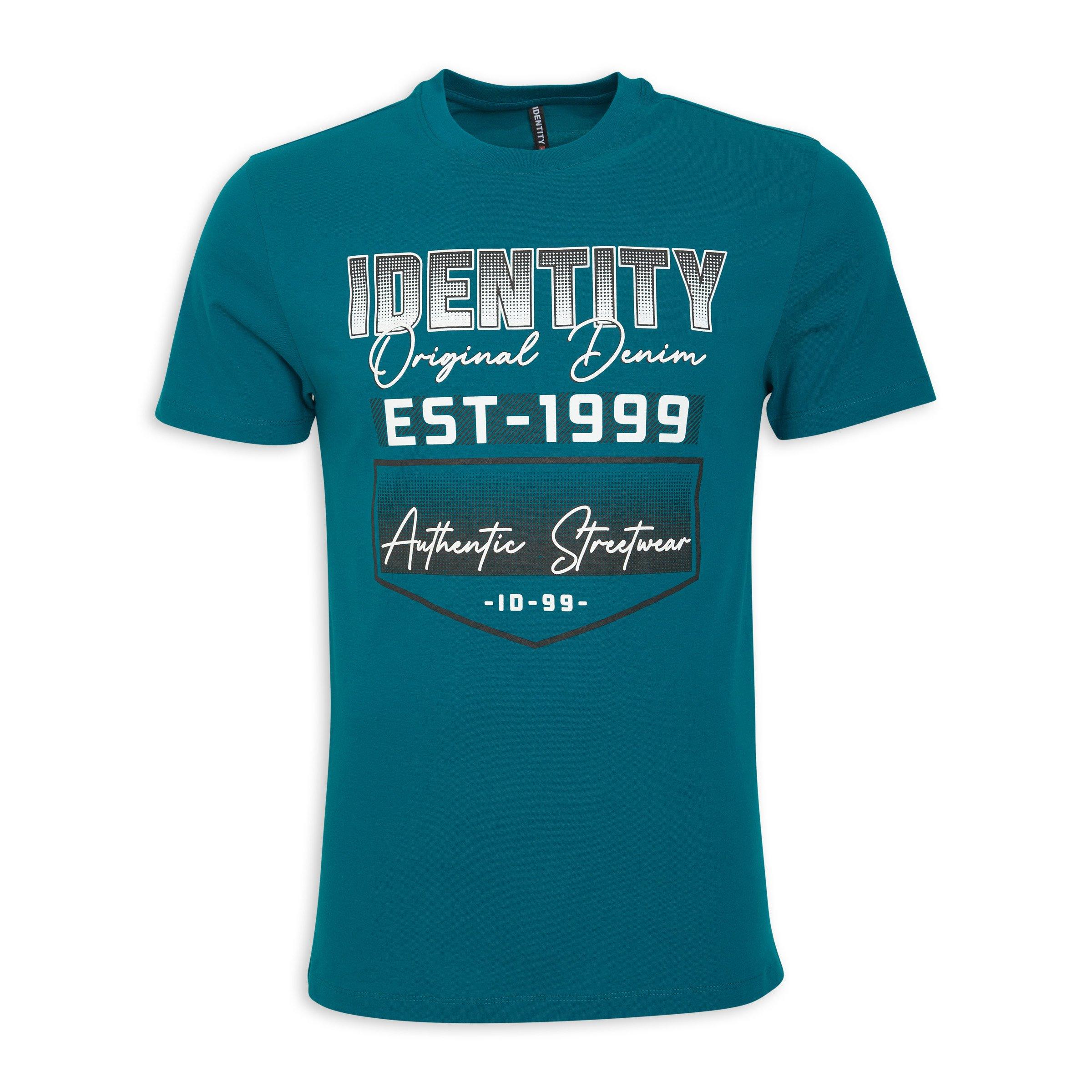 Dark Teal Graphic Tee (3182387) | Identity
