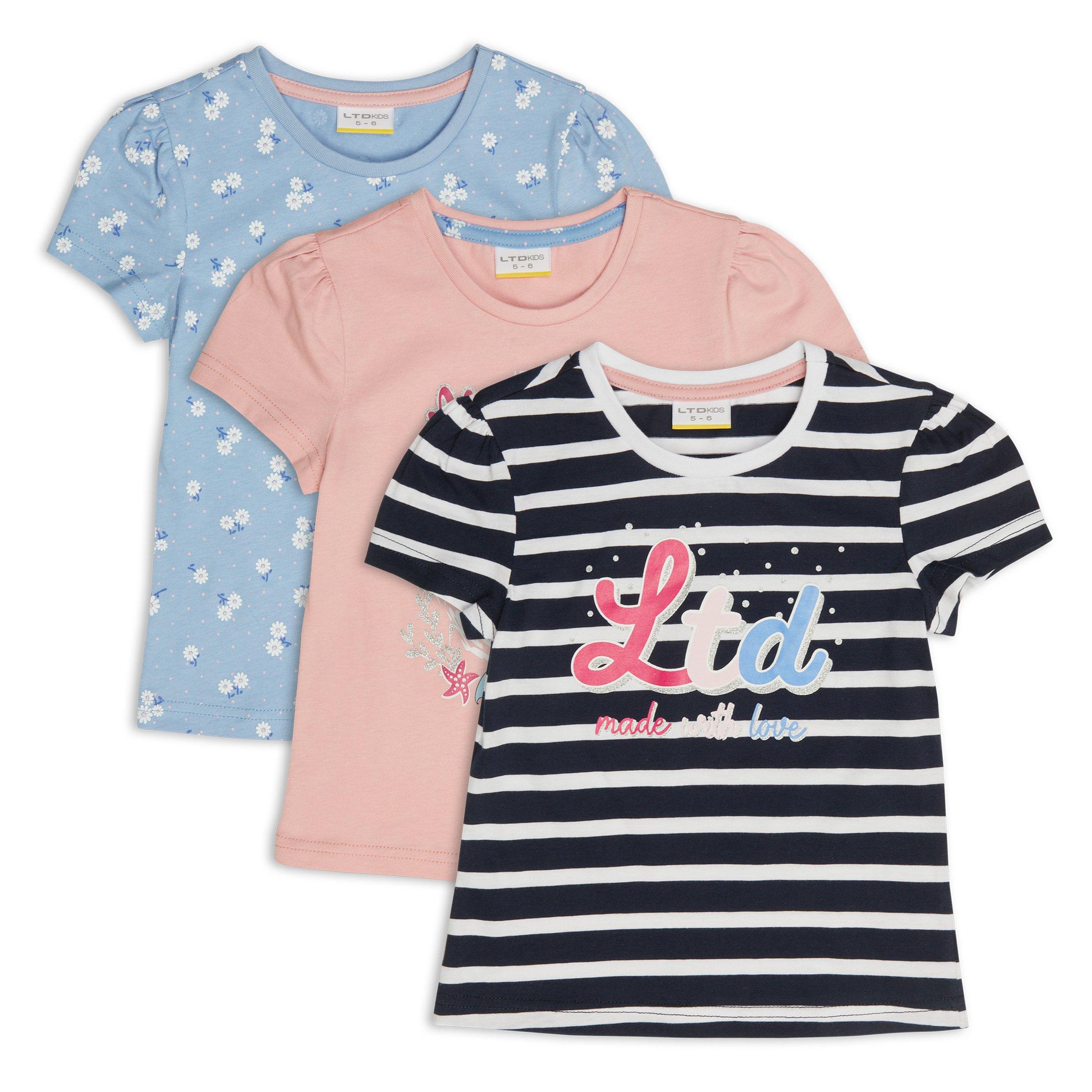 Kid Girl 3-pack T-shirts (3182678) | LTD Kids