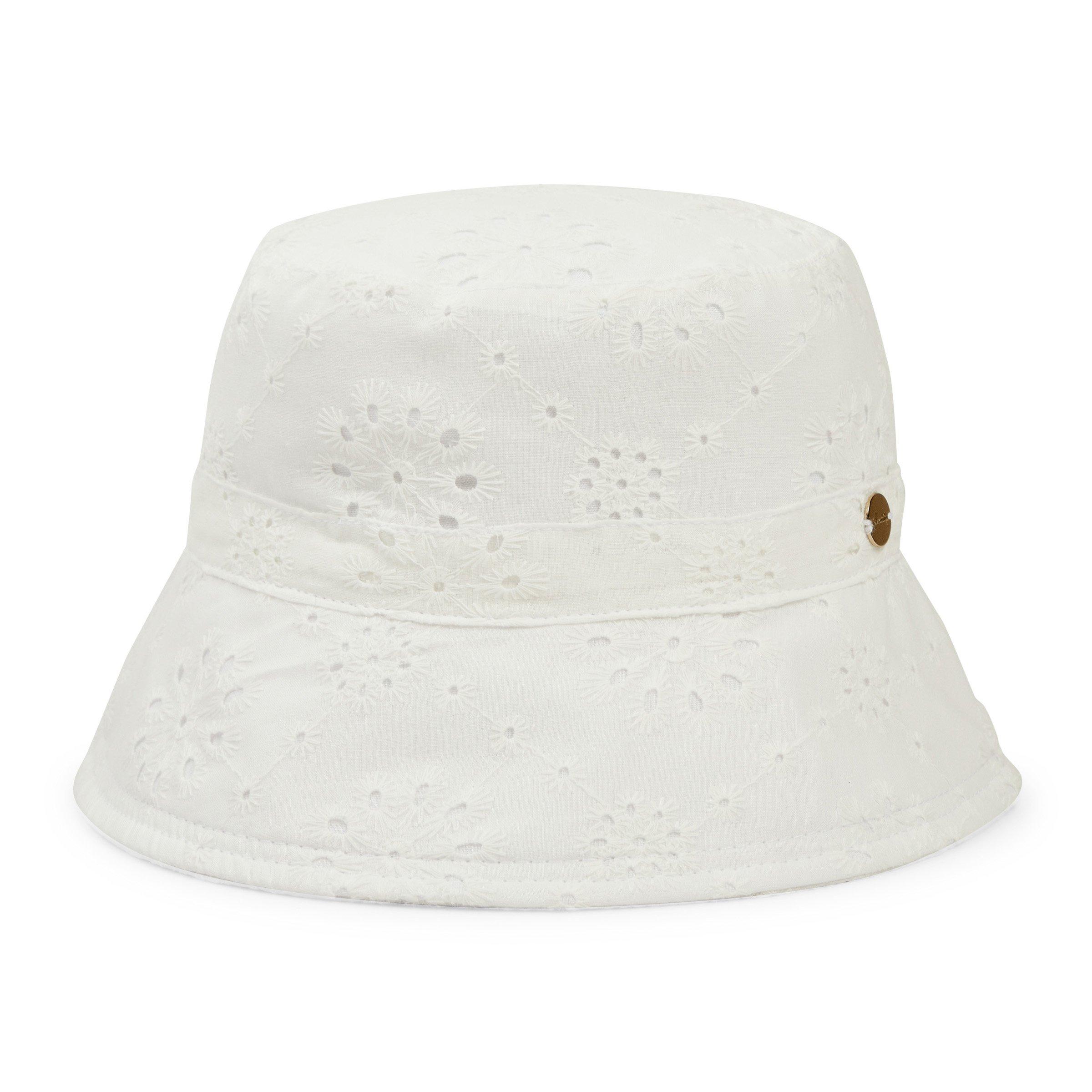 White Anglaise Bucket Hat (3182781) | Identity