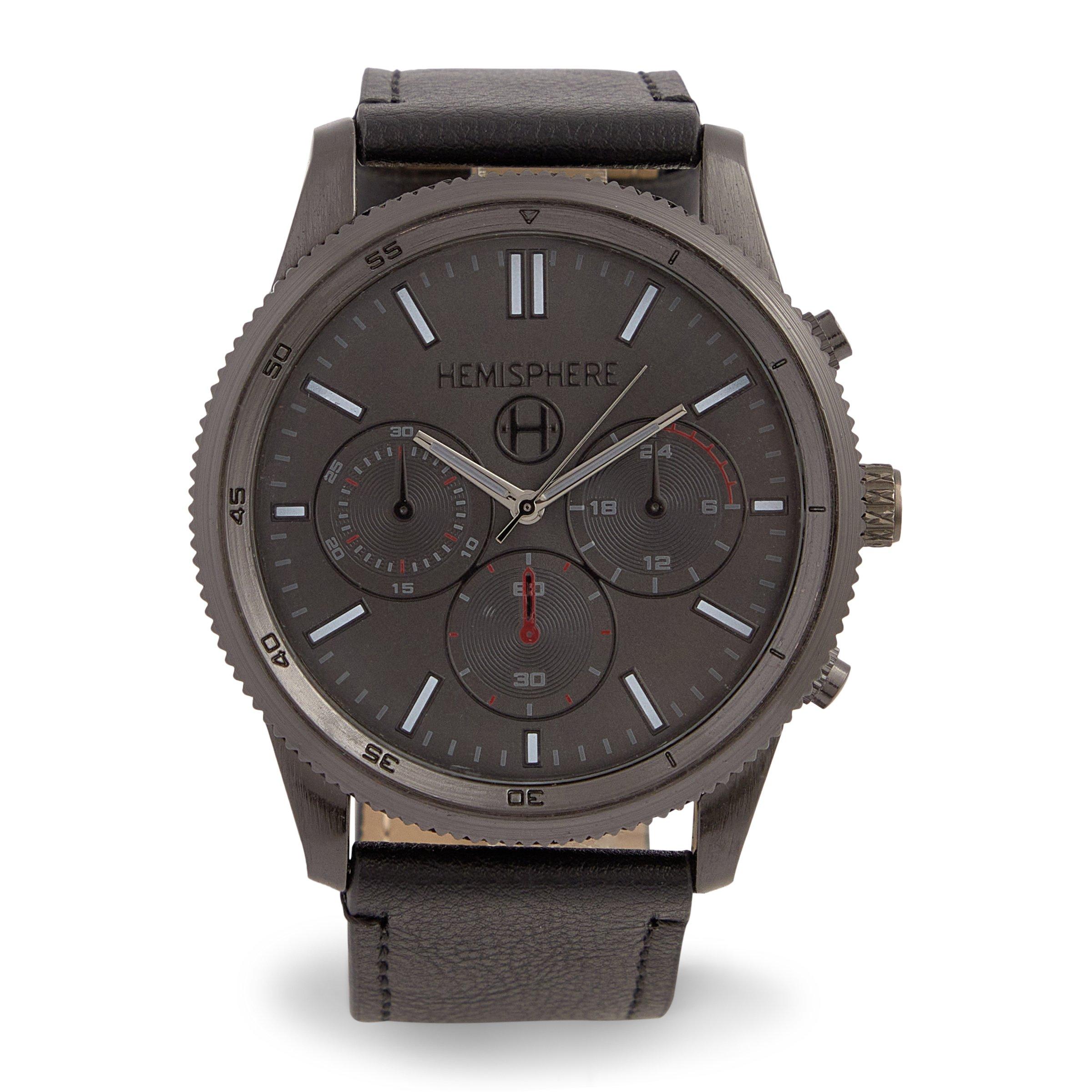 Black Chunky PU Watch (3182847) | Hemisphere