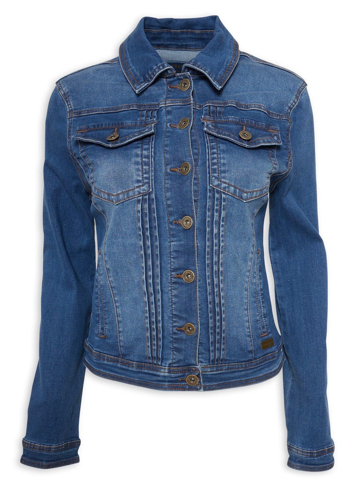 Blue Trucker Denim Jacket (3182885) | OUTBACK RED