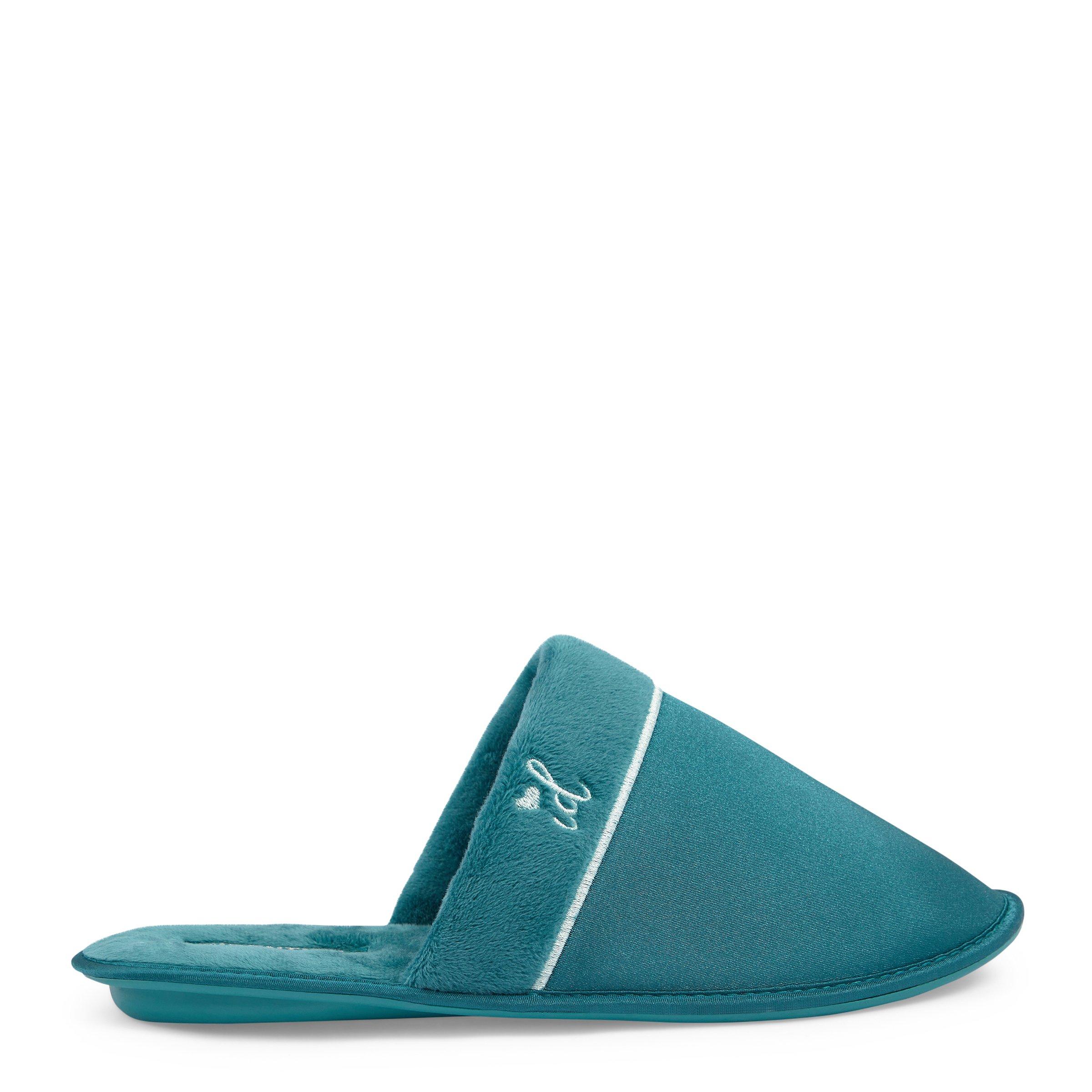 Teal Closed Toe Slippers (3182886) | Identity