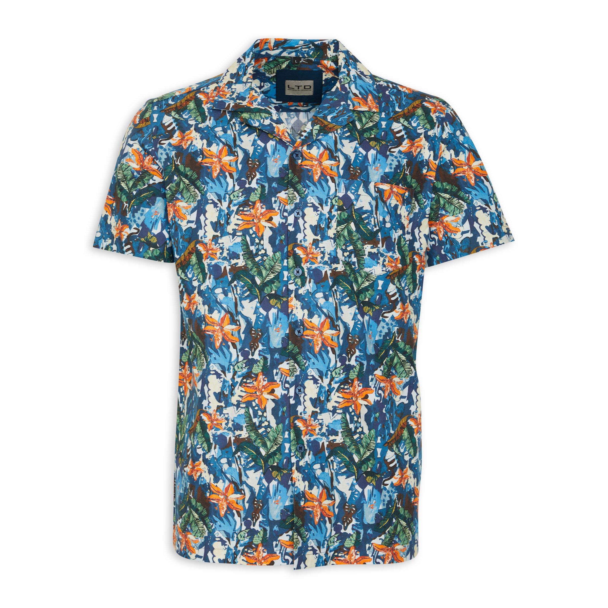 Blue Printed Shirt (3182890) | LTD Man